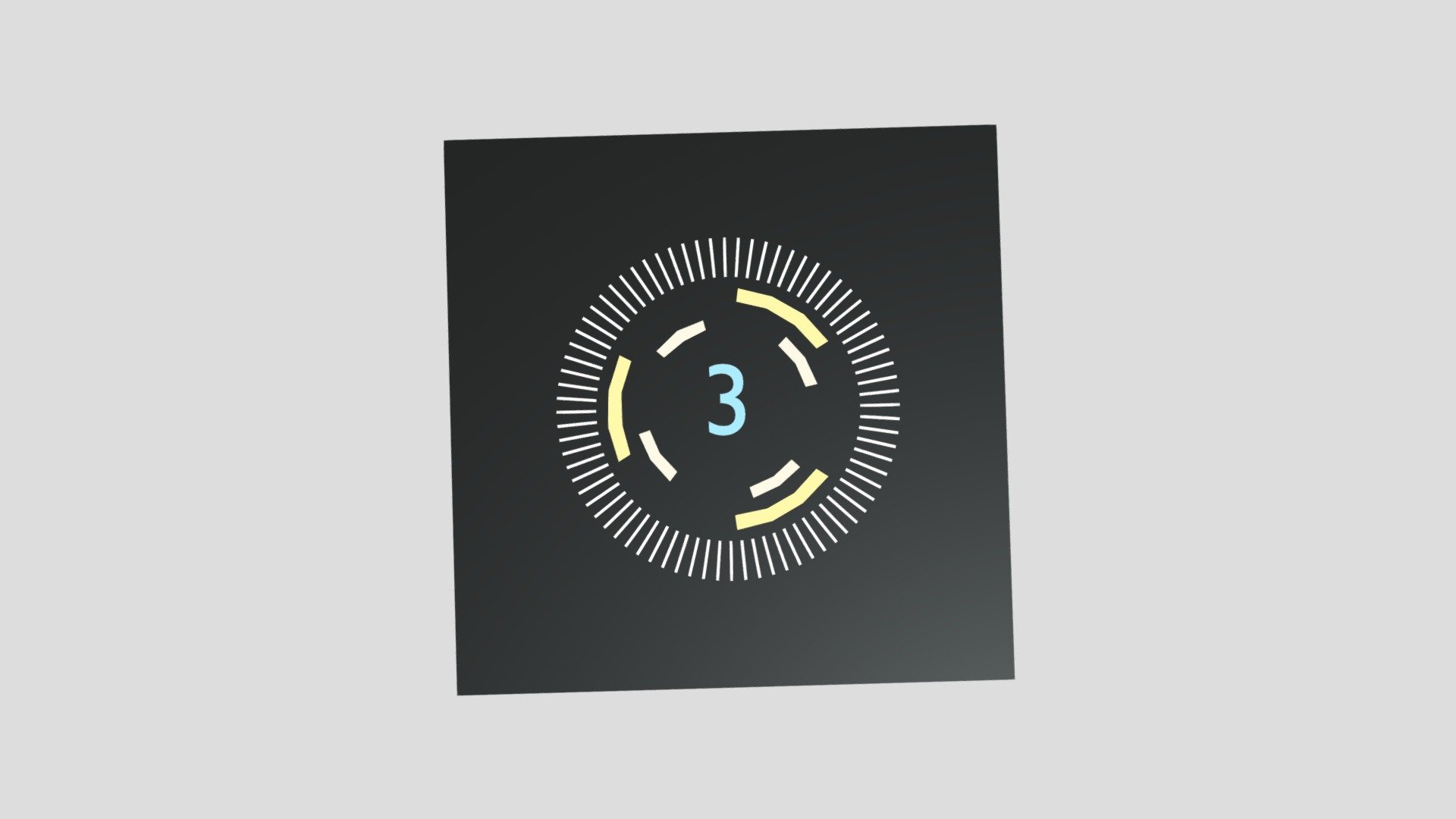 Countdown - Download Free 3D model by Akinremi [0ee550e] - Sketchfab