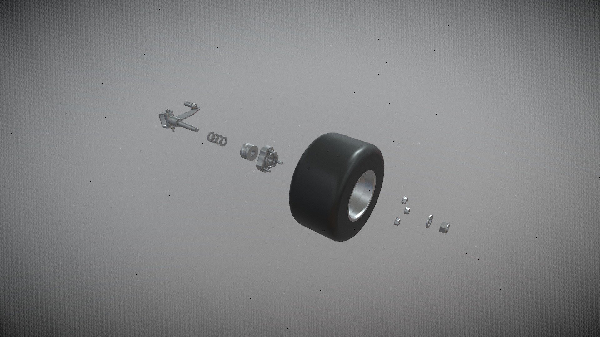 Voorwiel Explosietekening | Greenkart - 3D model by Stichting ...
