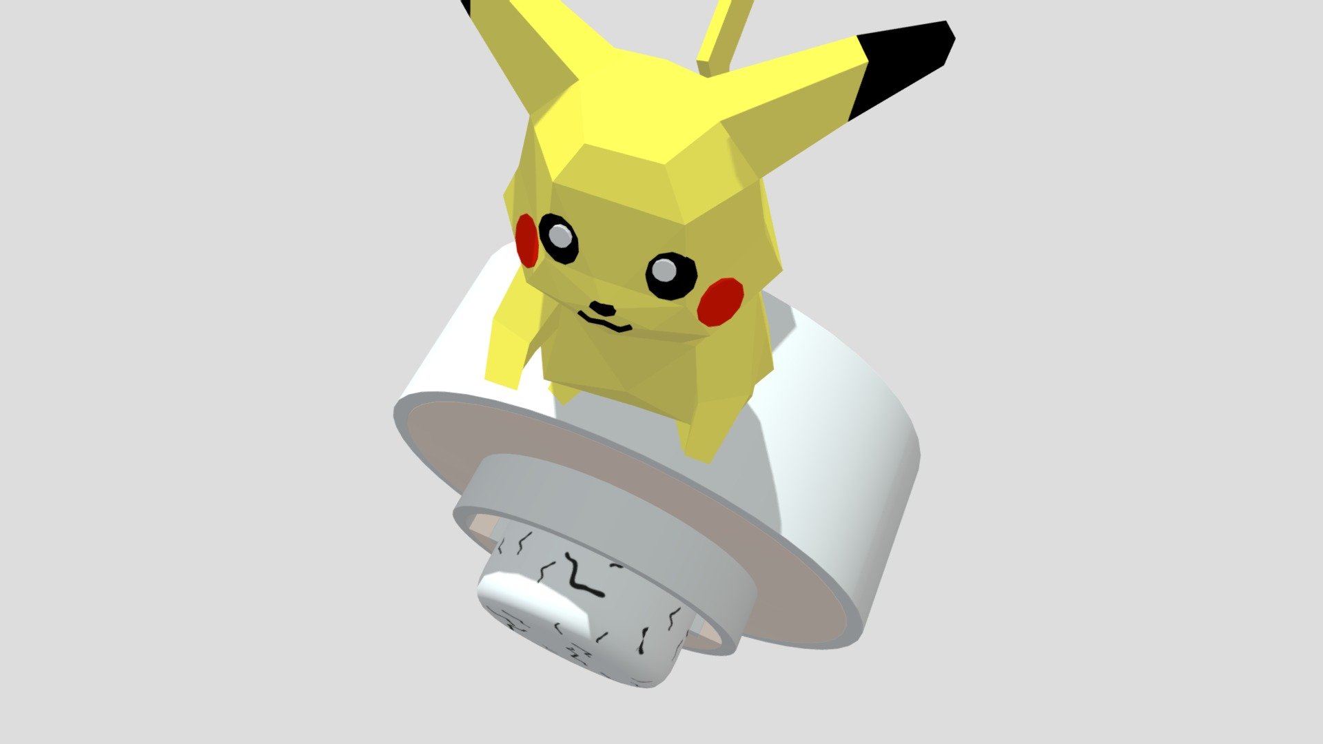 rolling pikachu - 3D model by cooooooo0oooool [0ee68fa] - Sketchfab