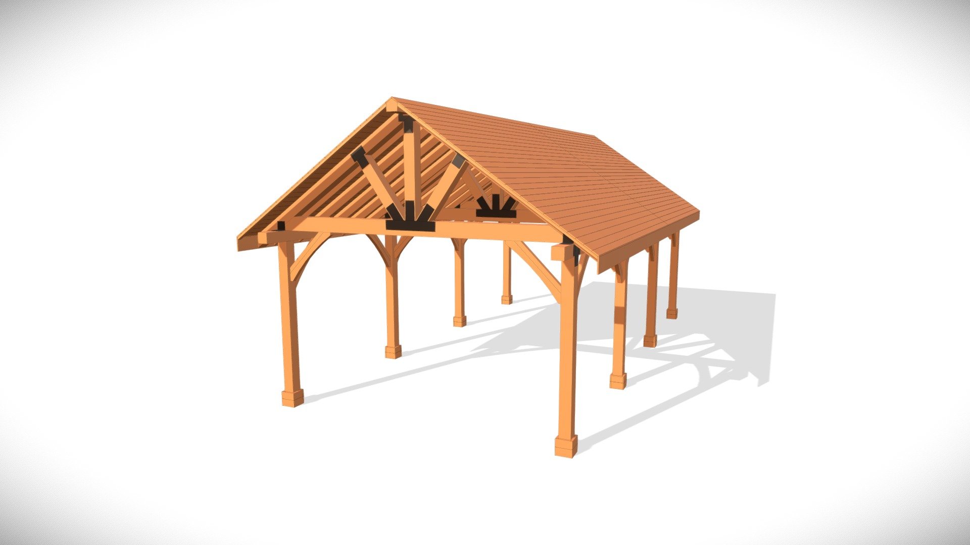 Custom Toledo Thick Timber Pavilion - 3D model by FR- Conceptual ...