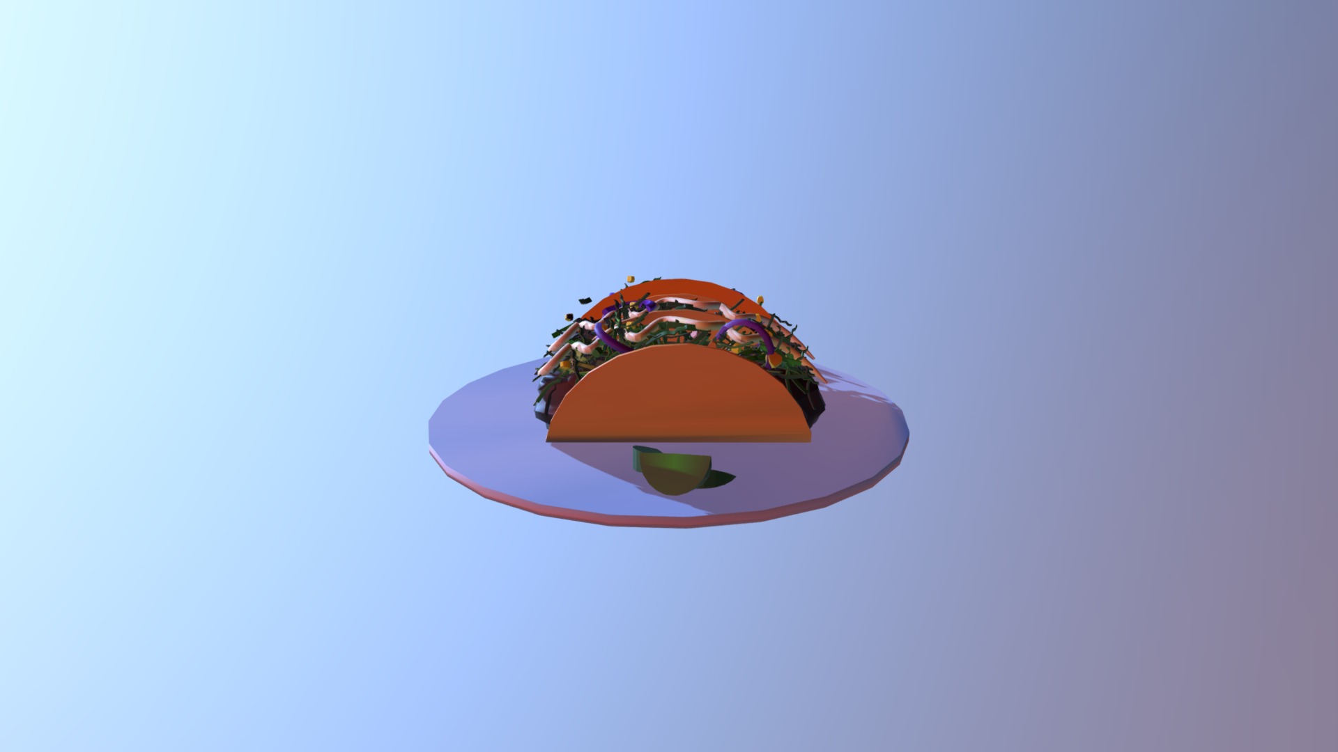 Taco Trio - 3D model by Connor.Mccoy [0eeb007] - Sketchfab