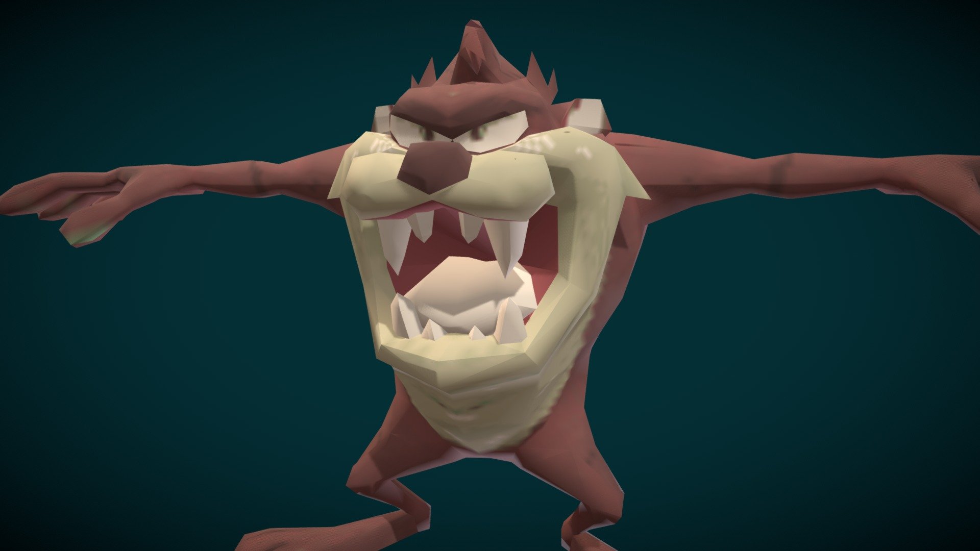 Taz - Download Free 3D model by CHRIS1038 [0eeb87c] - Sketchfab