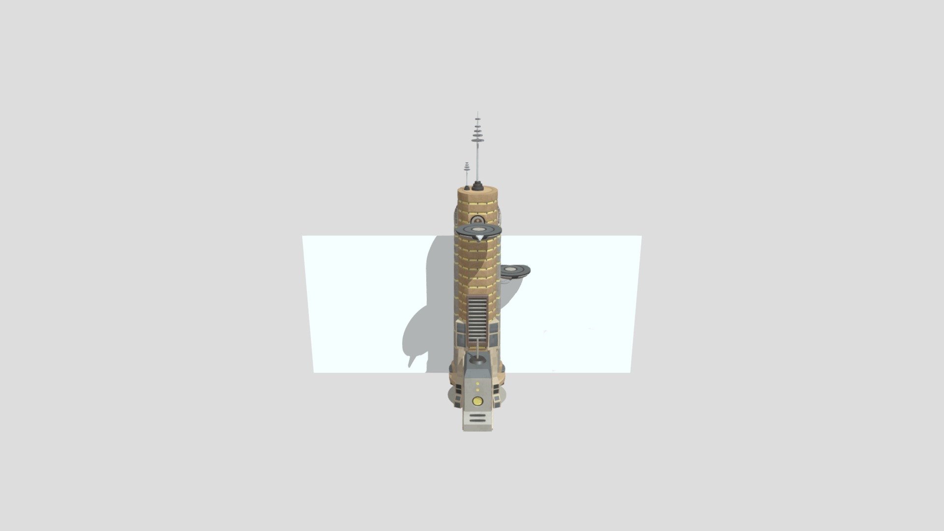 big skyscraper from the future - Download Free 3D model by horizon man (@mazurilla260) [0eebedb ...