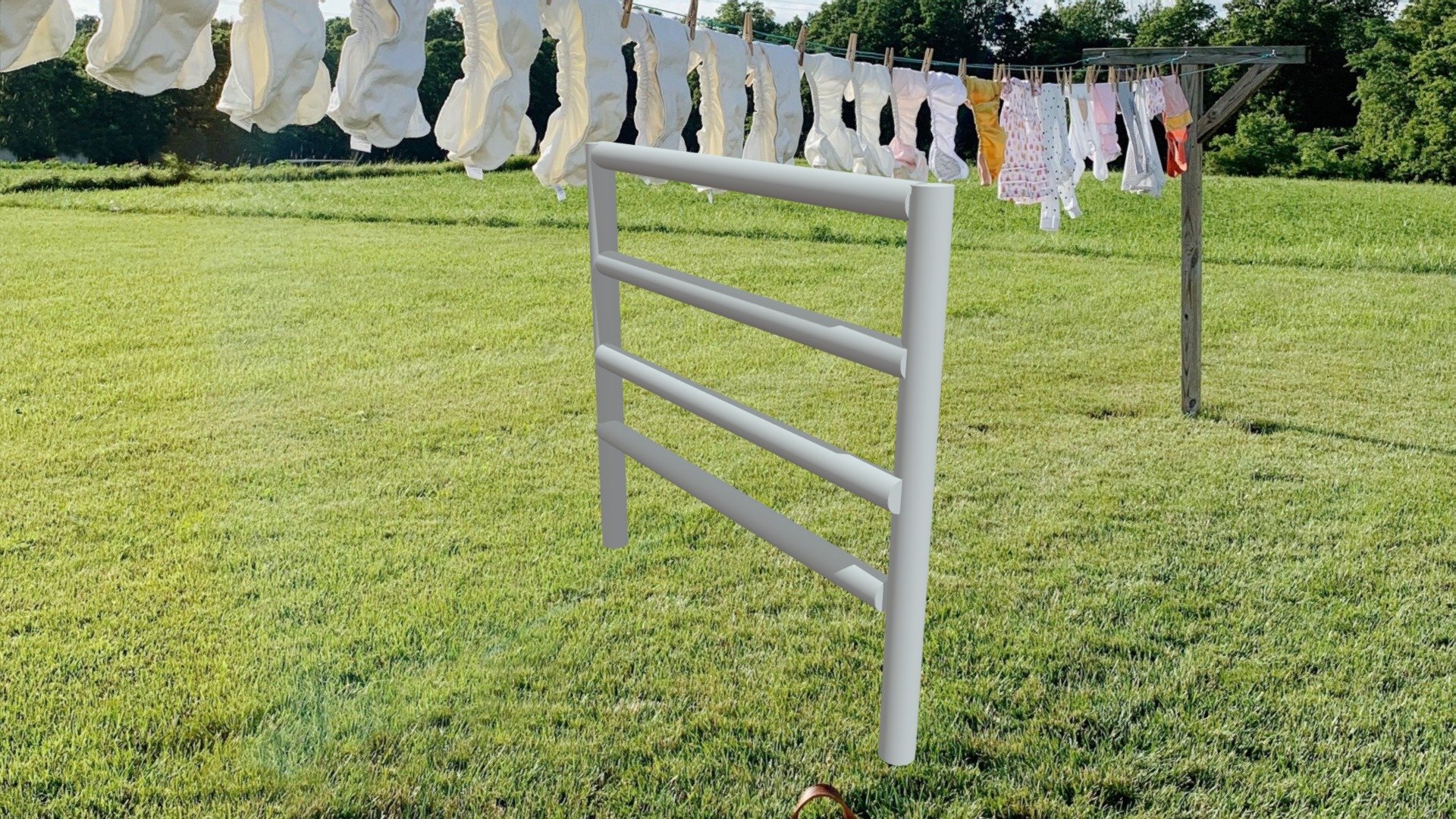 washingline - 3D model by zbelleli [0eec479] - Sketchfab