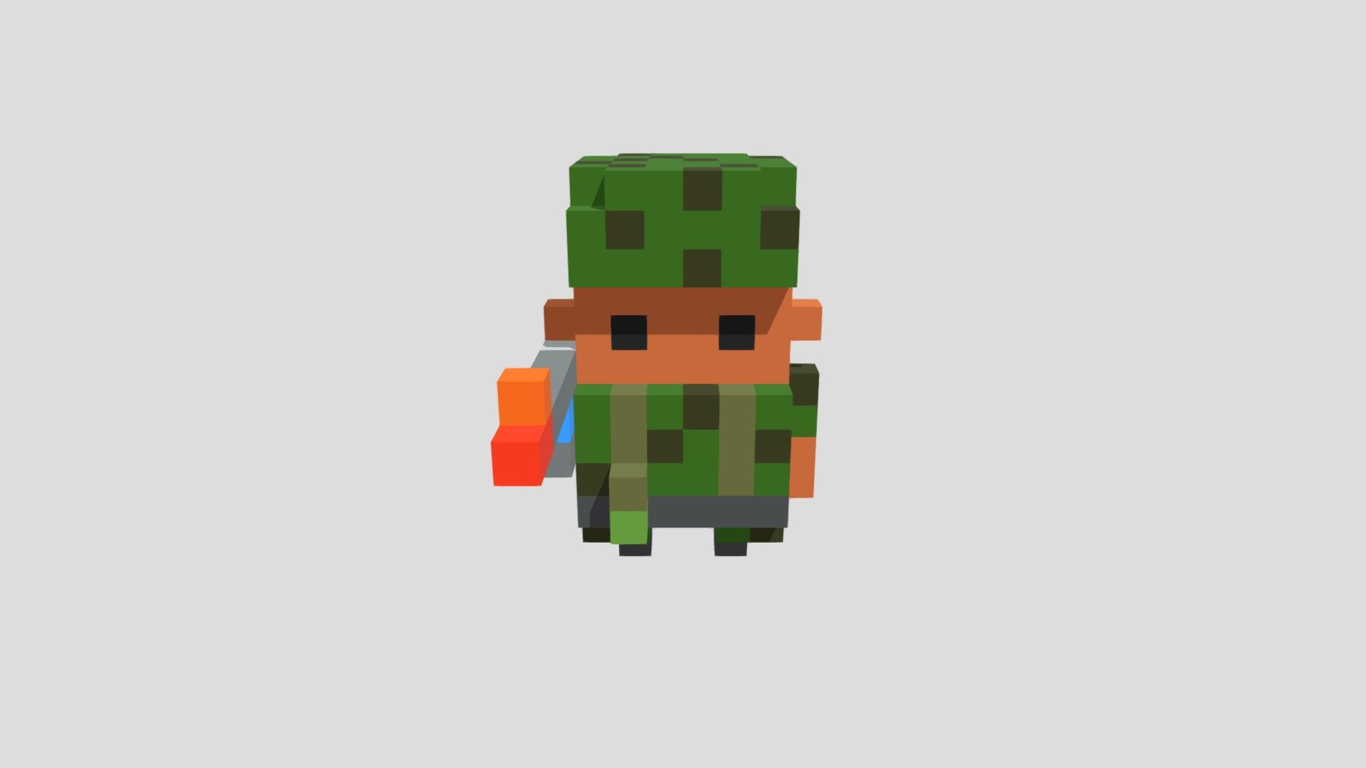 Army man - 3D model by ronchoqa [0eee474] - Sketchfab