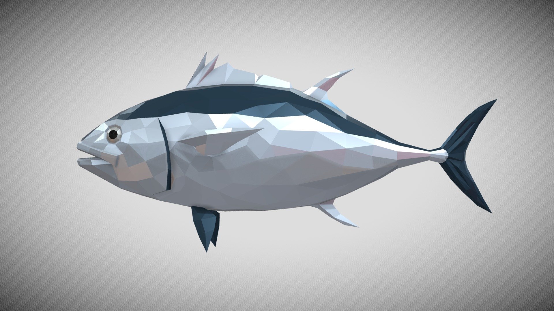 [Low Poly] Tuna - Buy Royalty Free 3D model by Jiffycrew [0ef132e ...