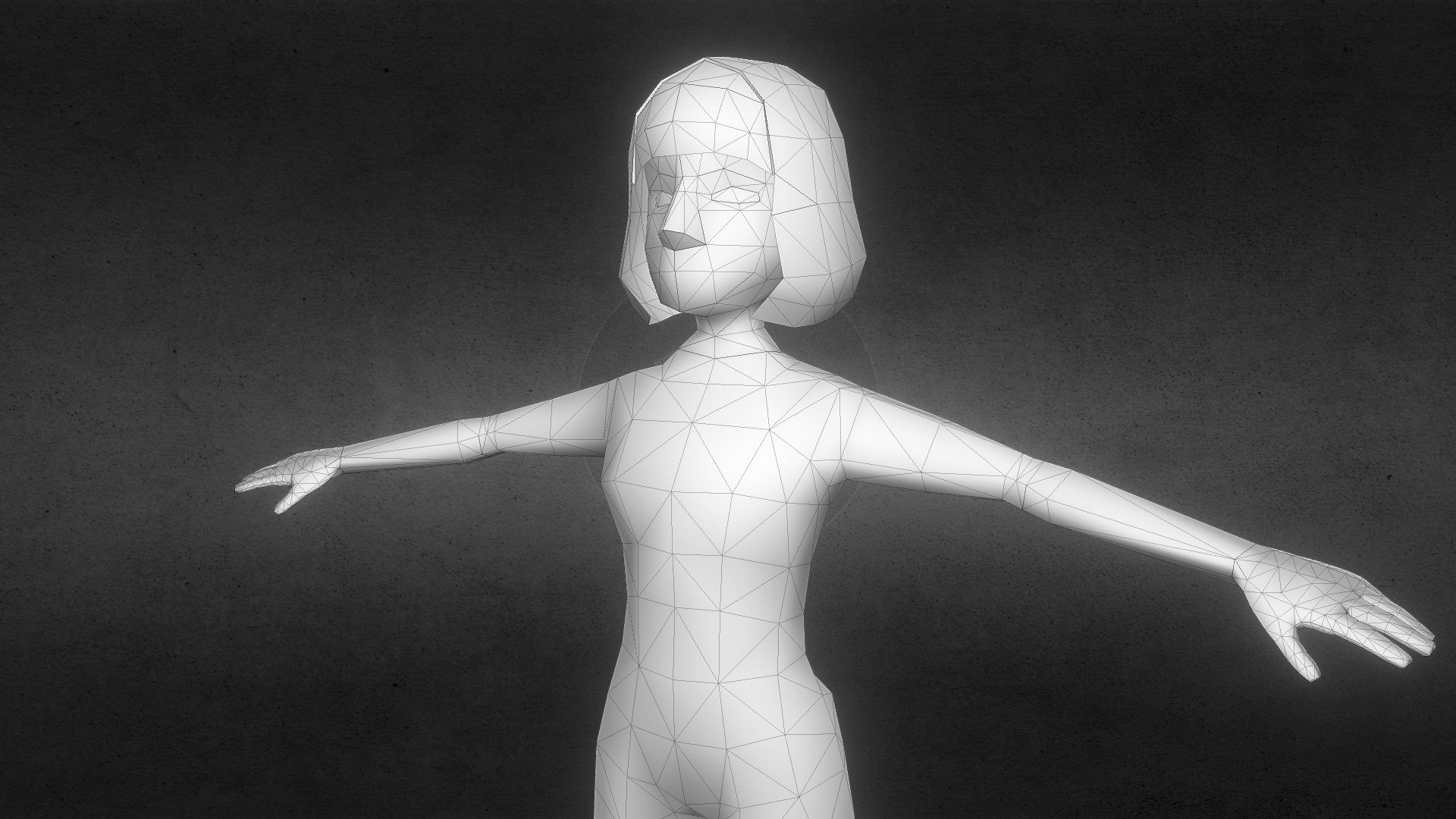 Female base mesh low poly - Download Free 3D model by Sergi Trojanski ...