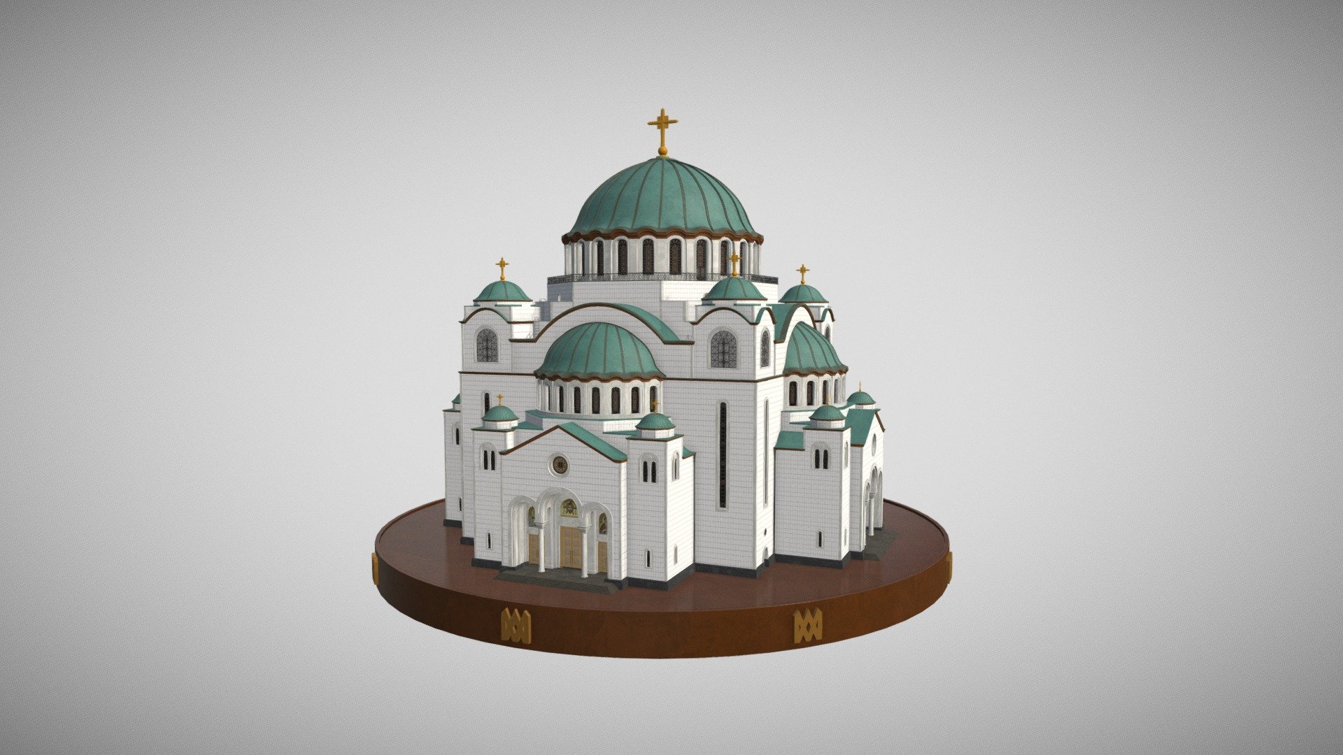 Hram Svetog Save, Beograd - 3D Model - 3D model by Manix3D [0ef480e ...
