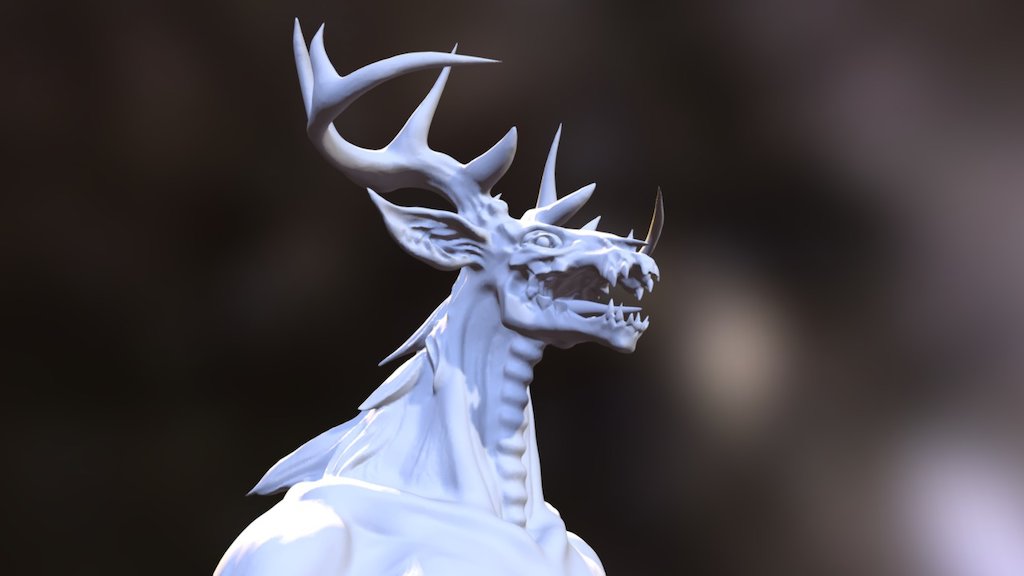 Wendigo Sculpt 3d Model By Sanguinejackal 0ef4847 Sketchfab