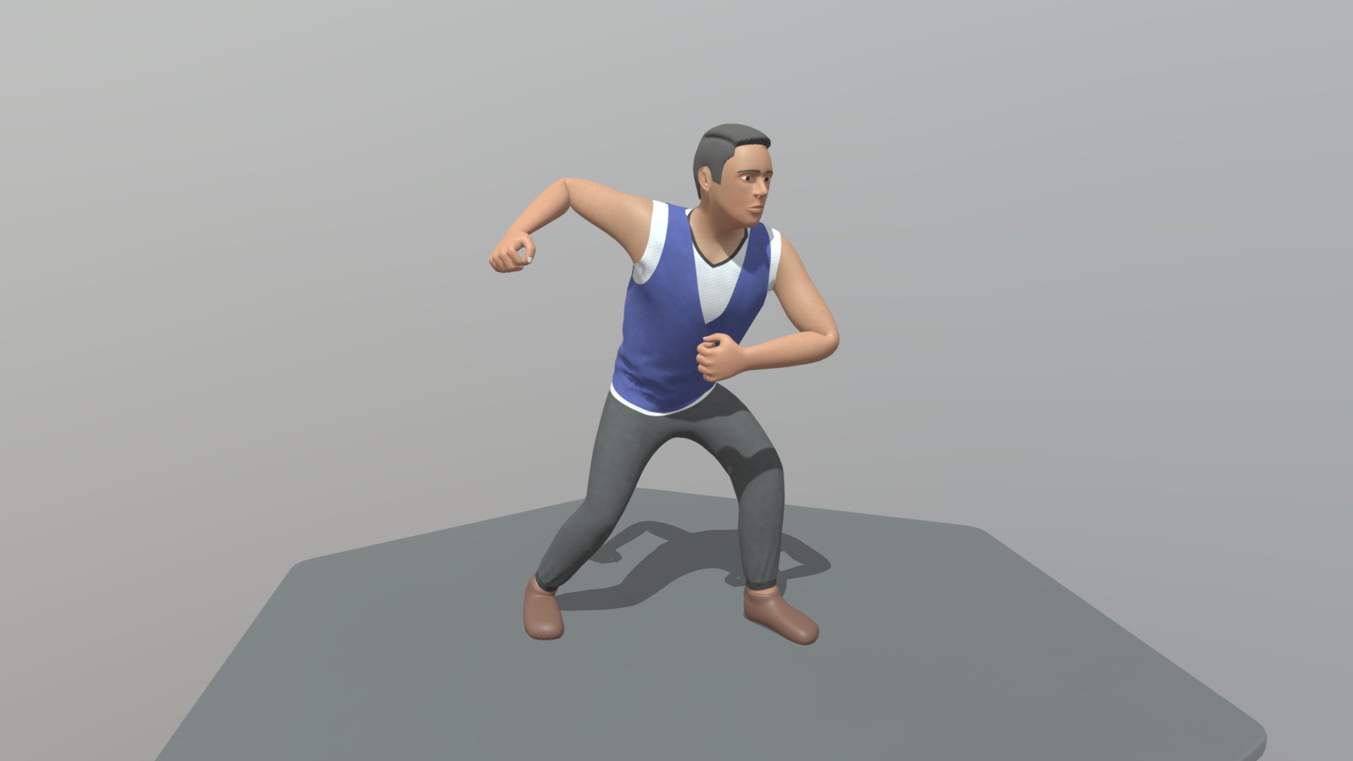 A Fighter - 3D model by Mehedi_Ibne_Hasan [0ef500e] - Sketchfab