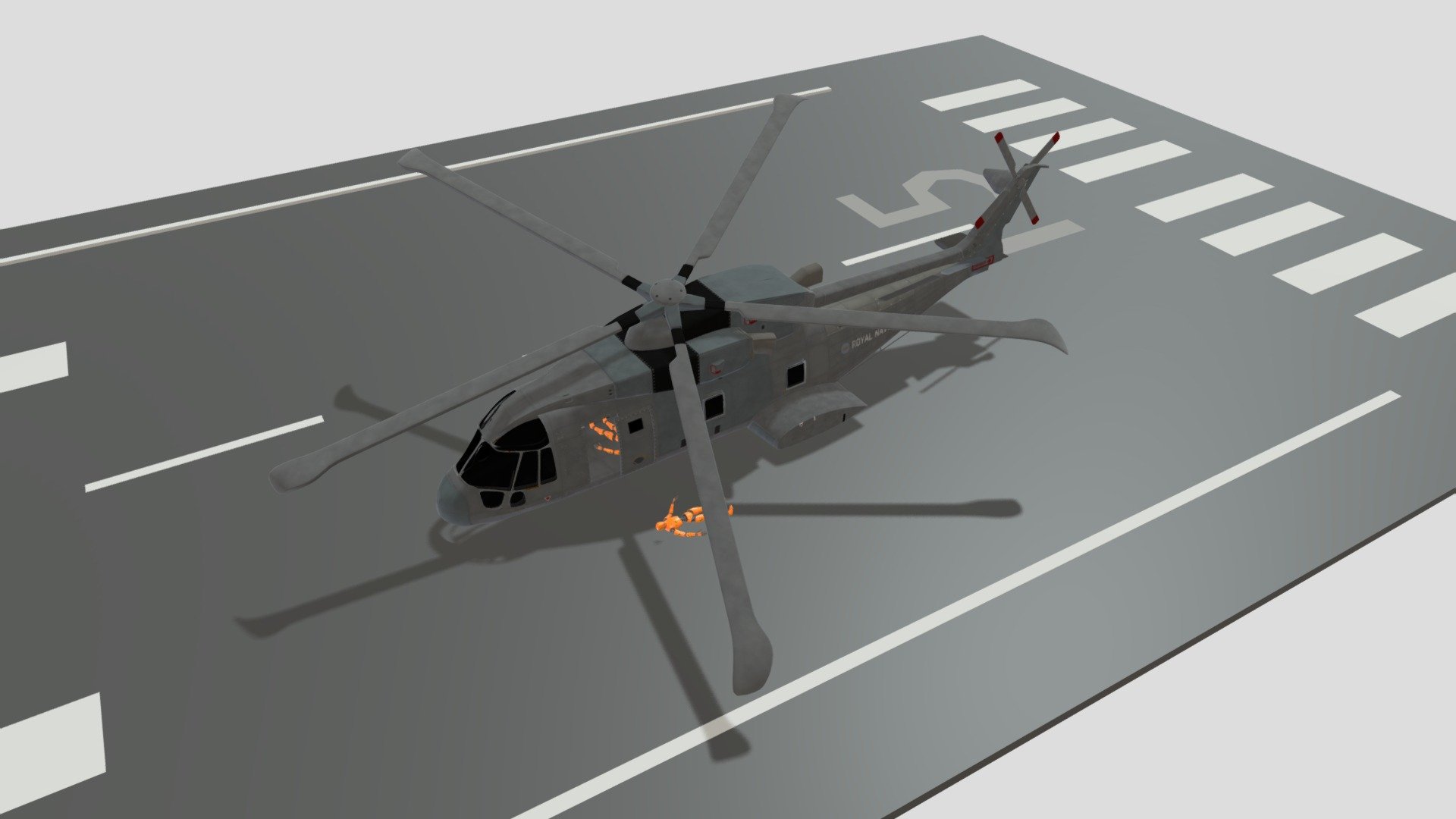 Merlin crash - Download Free 3D model by CourseDesign [0ef973d] - Sketchfab