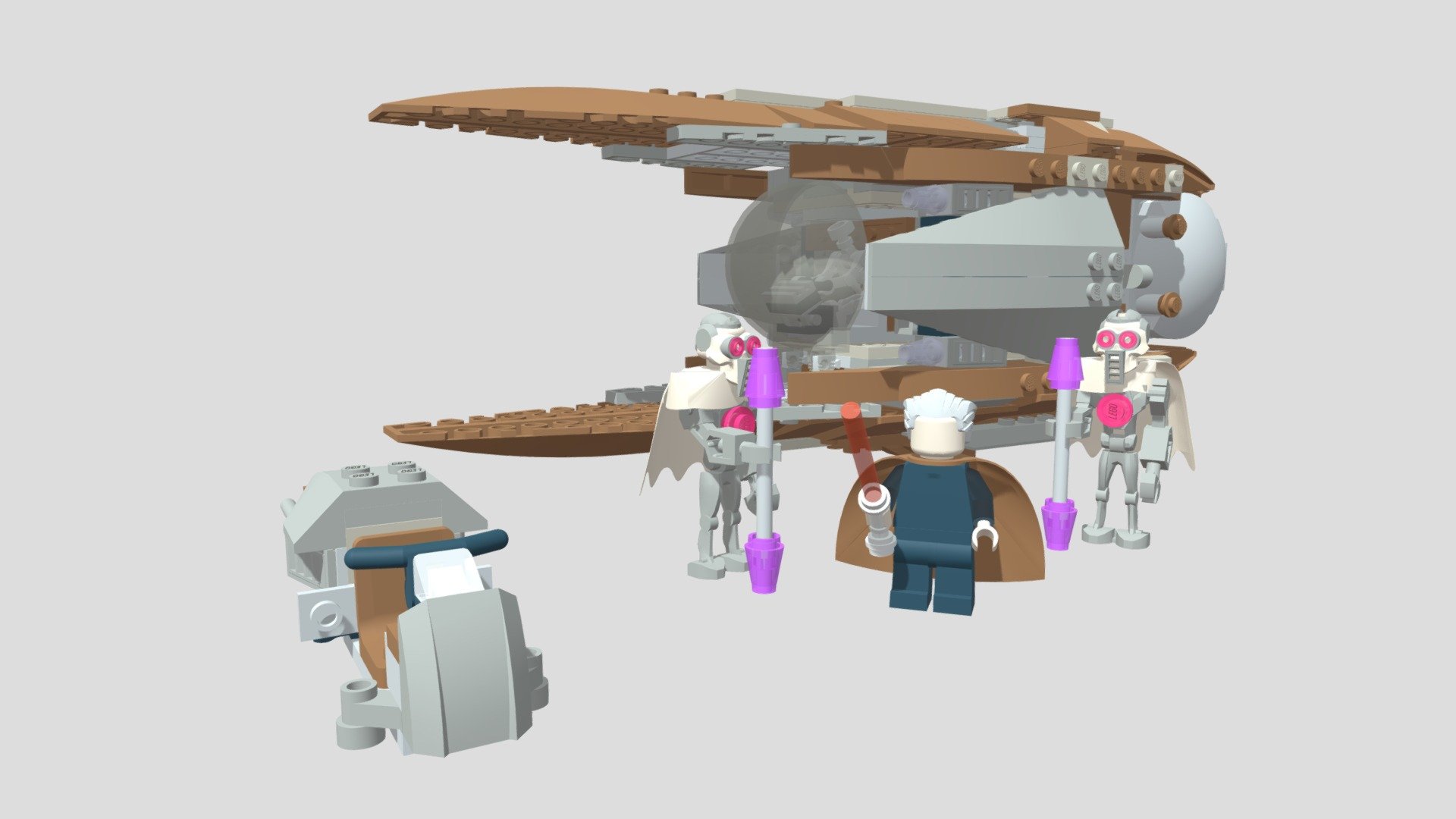 7752 Count Dooku's Solar Sailer - 3D model by julius81 [0efb7b4 ...