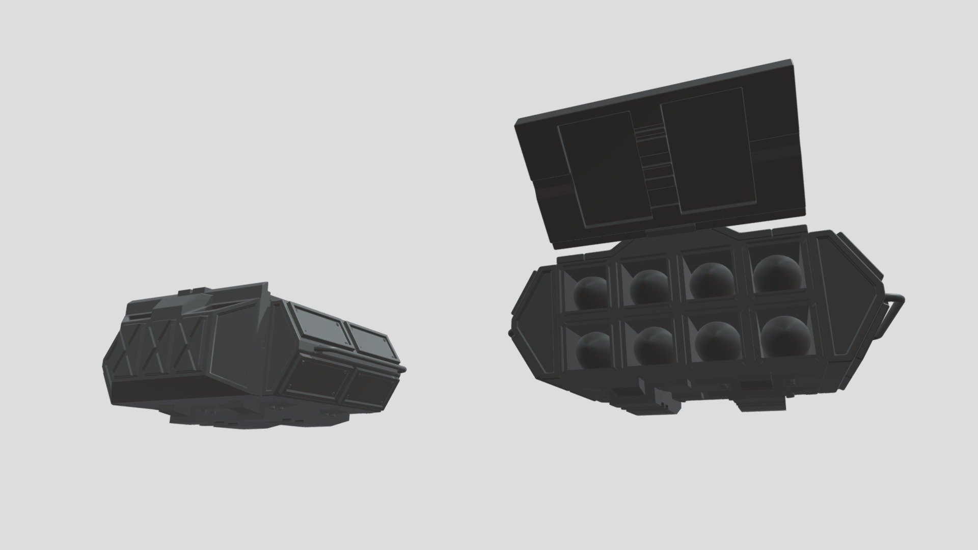 Mecha hard surface missile launcher - 3D model by dimensionalcat ...