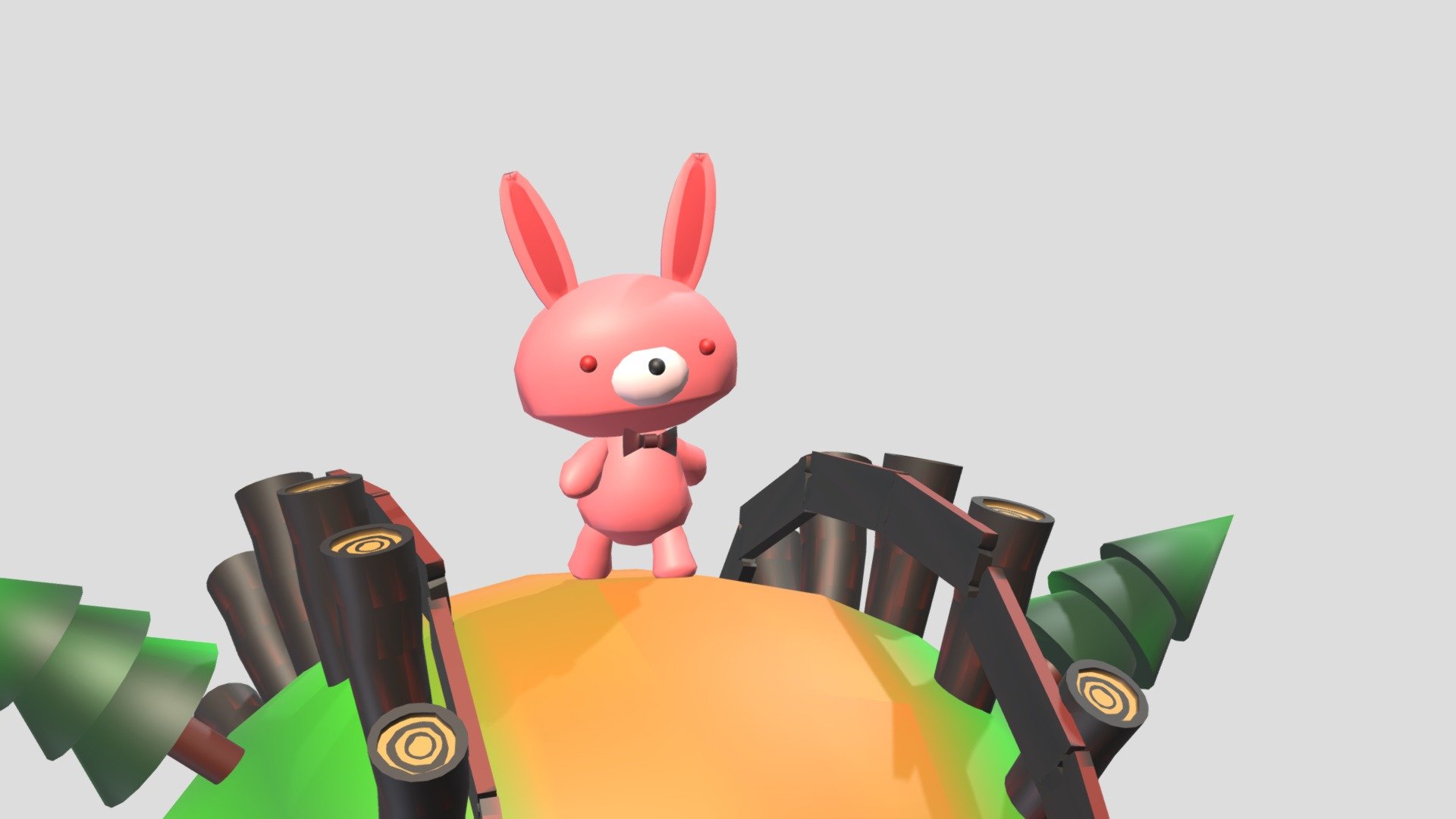 Rabbit - 3D model by 1952032 [0efc7a6] - Sketchfab