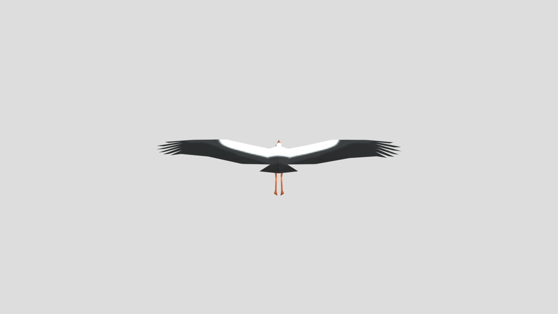 Low Poly Stork - 3D model by cwoad [0efdec3] - Sketchfab