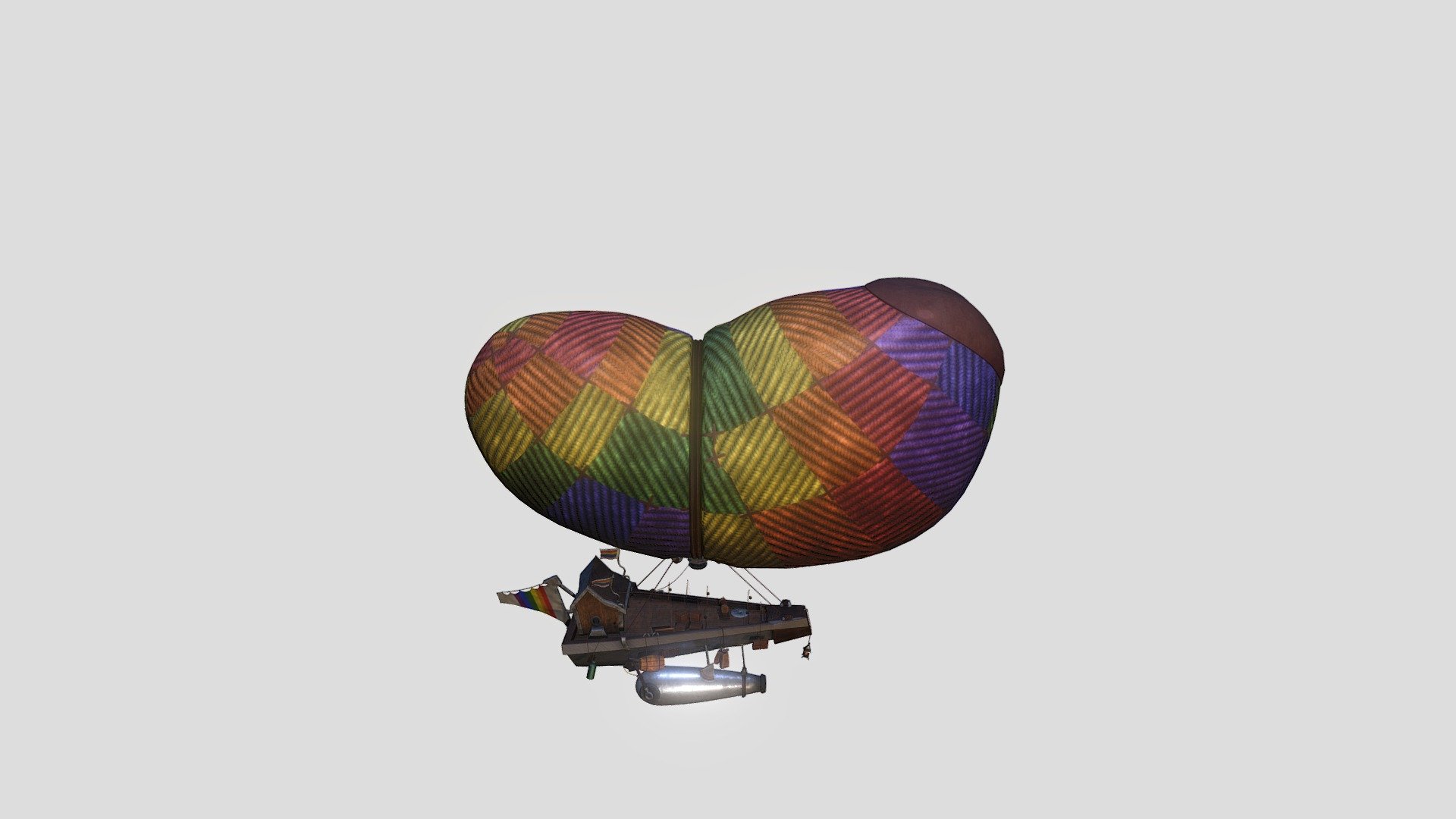 Pride Air Balloon - 3D model by RonnieS [0eff2d6] - Sketchfab