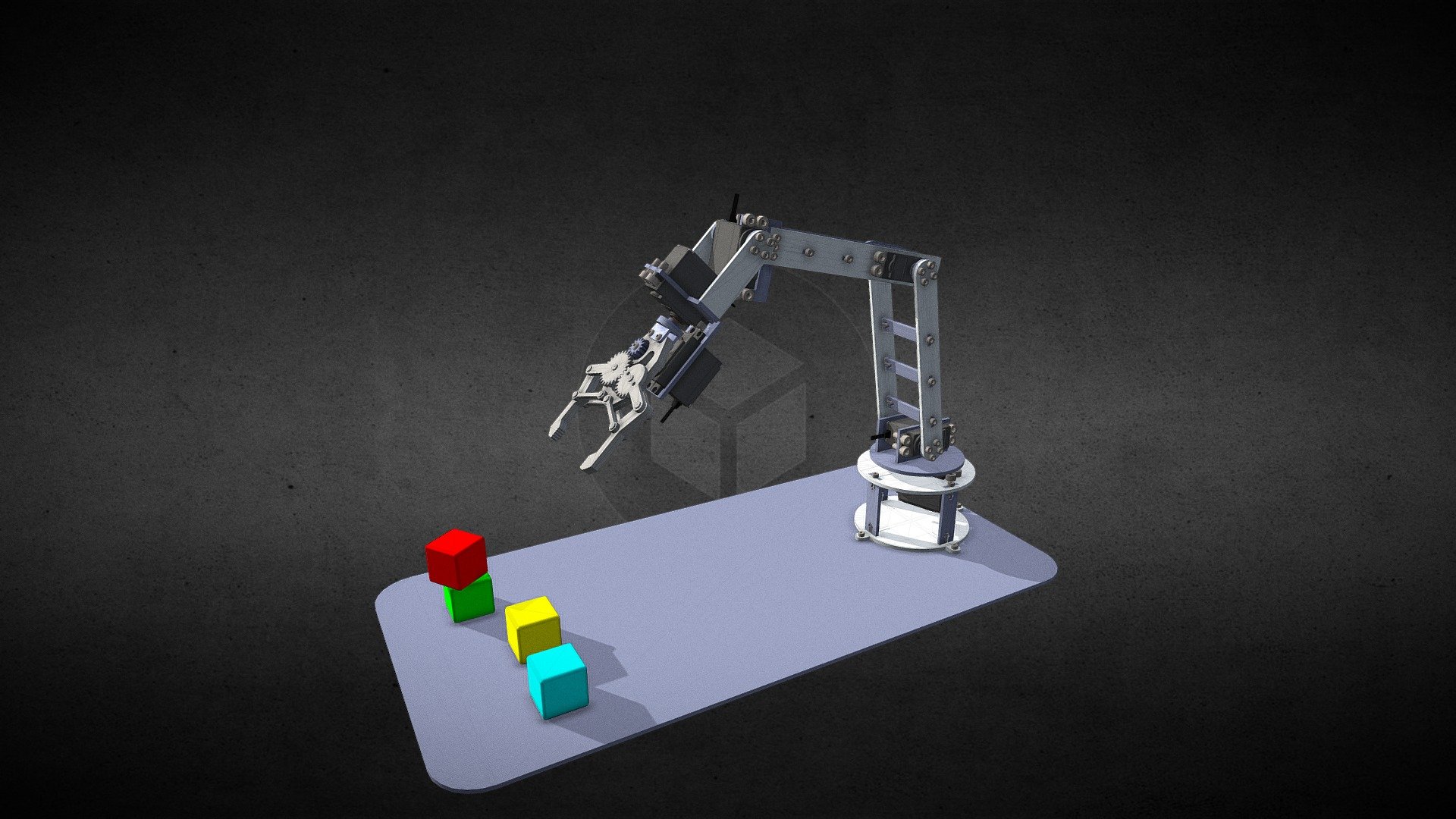 Industrial Robotics - 3D model by Sami Arja (@samiarja) [0f00054 ...