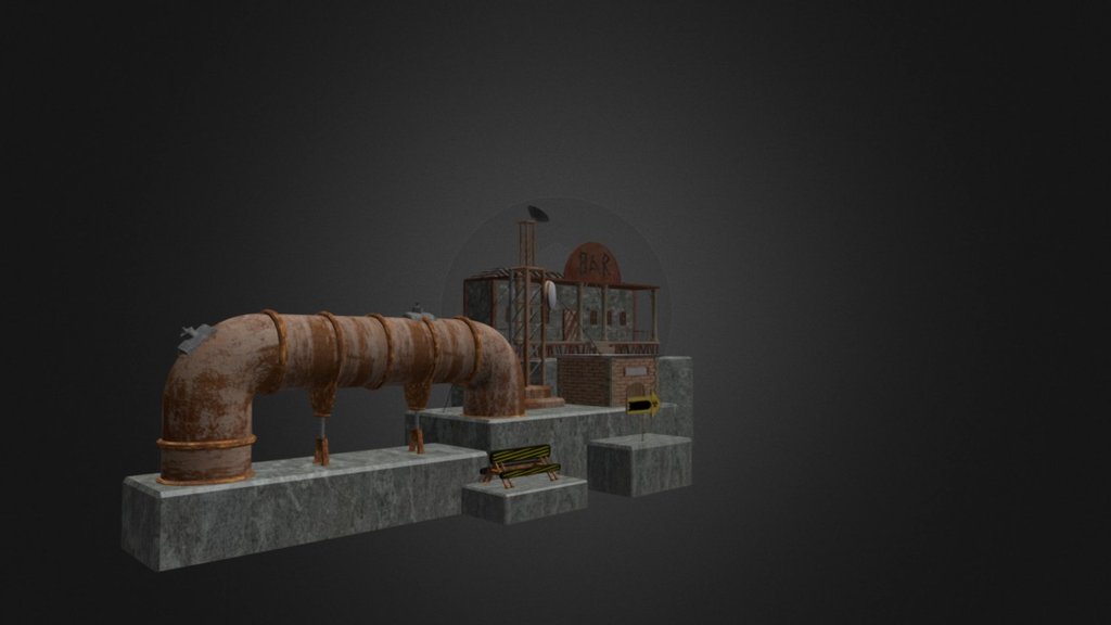 Dystopian Prop Podium [Student Project] - 3D model by kieranmurphy ...