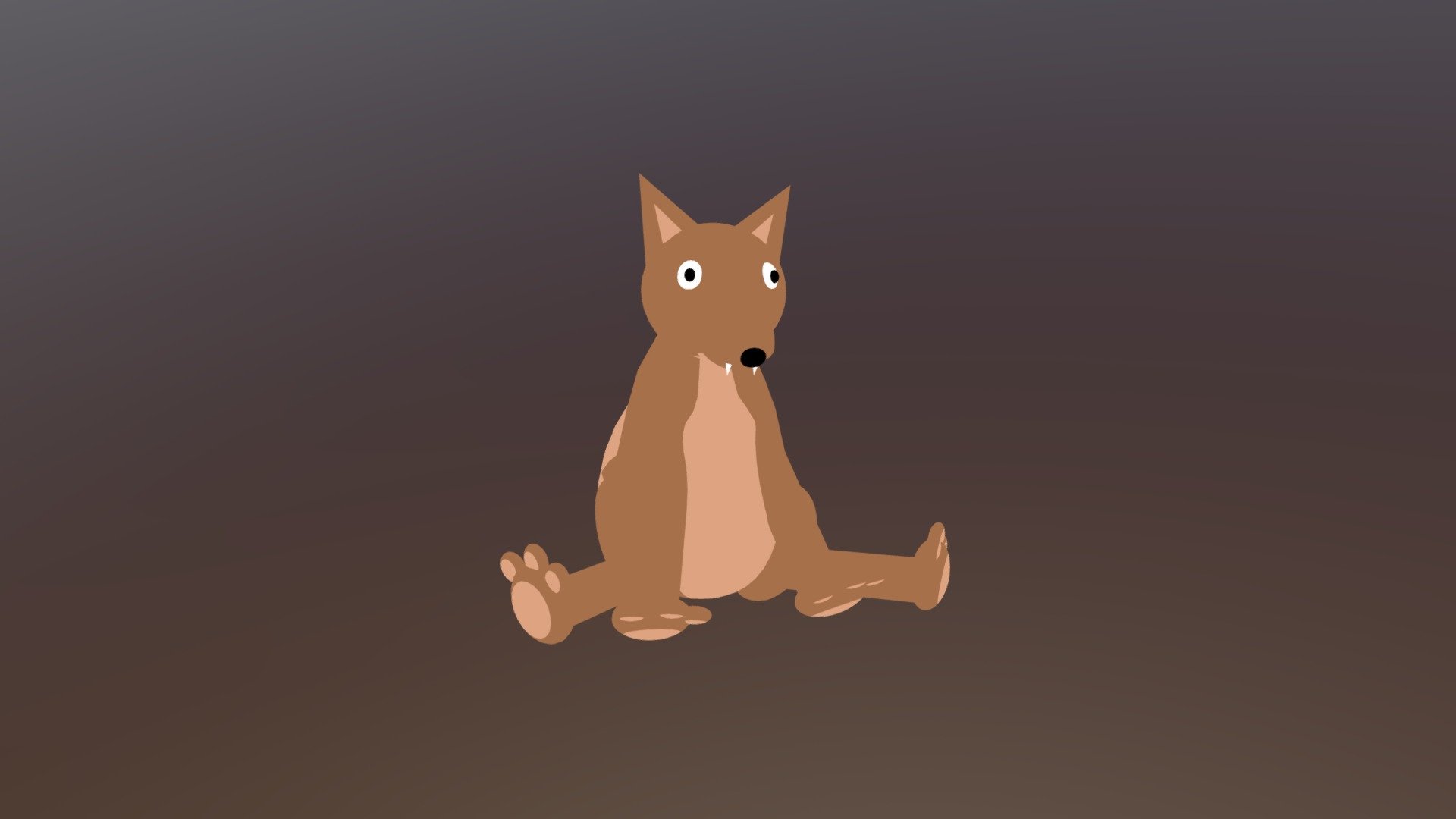 Low Poly Cartoon Fox - 3D model by Maxwell Walton (@MaxwellWalton ...