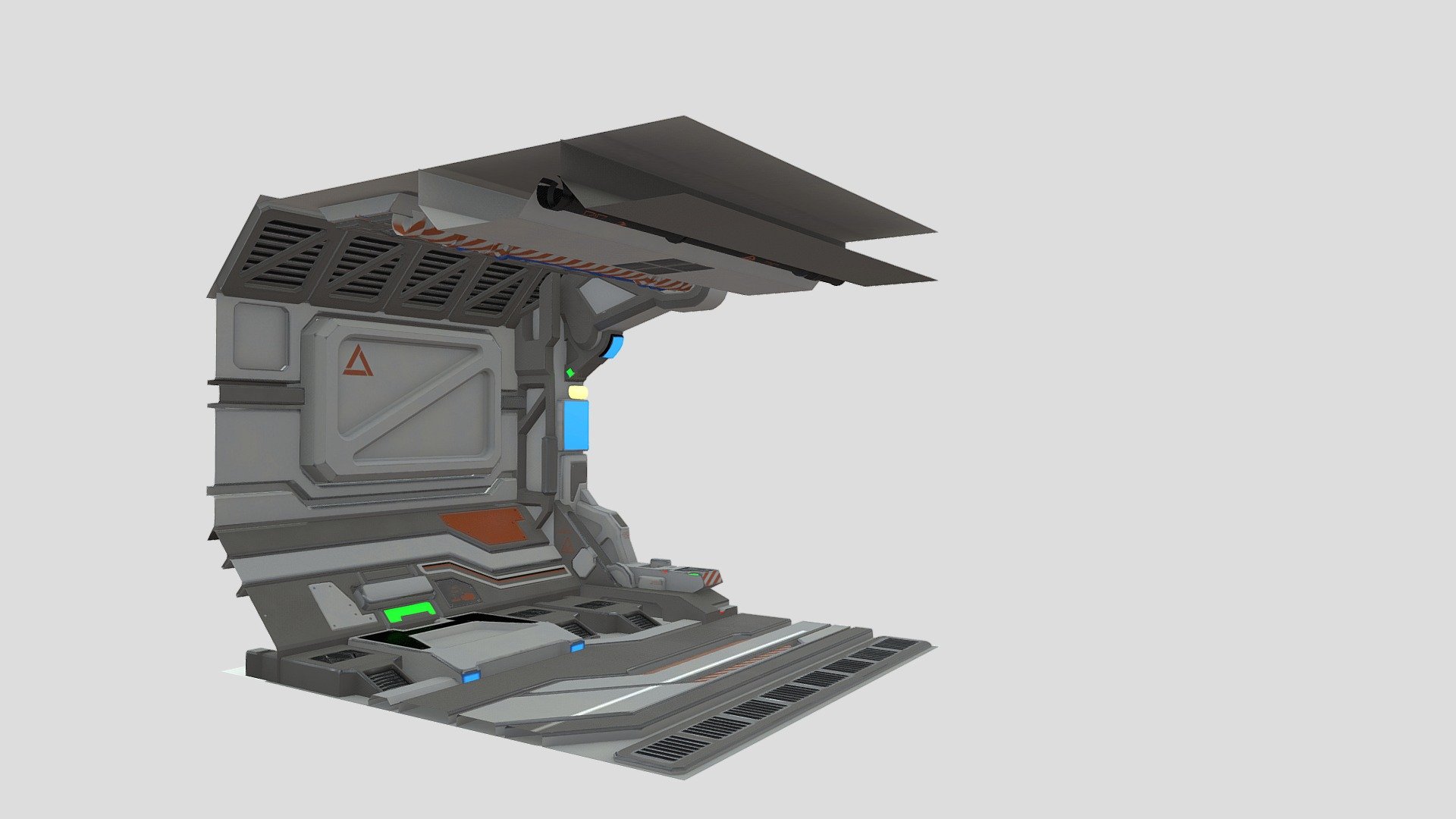corridor_block - 3D model by defo1441 [0f03054] - Sketchfab