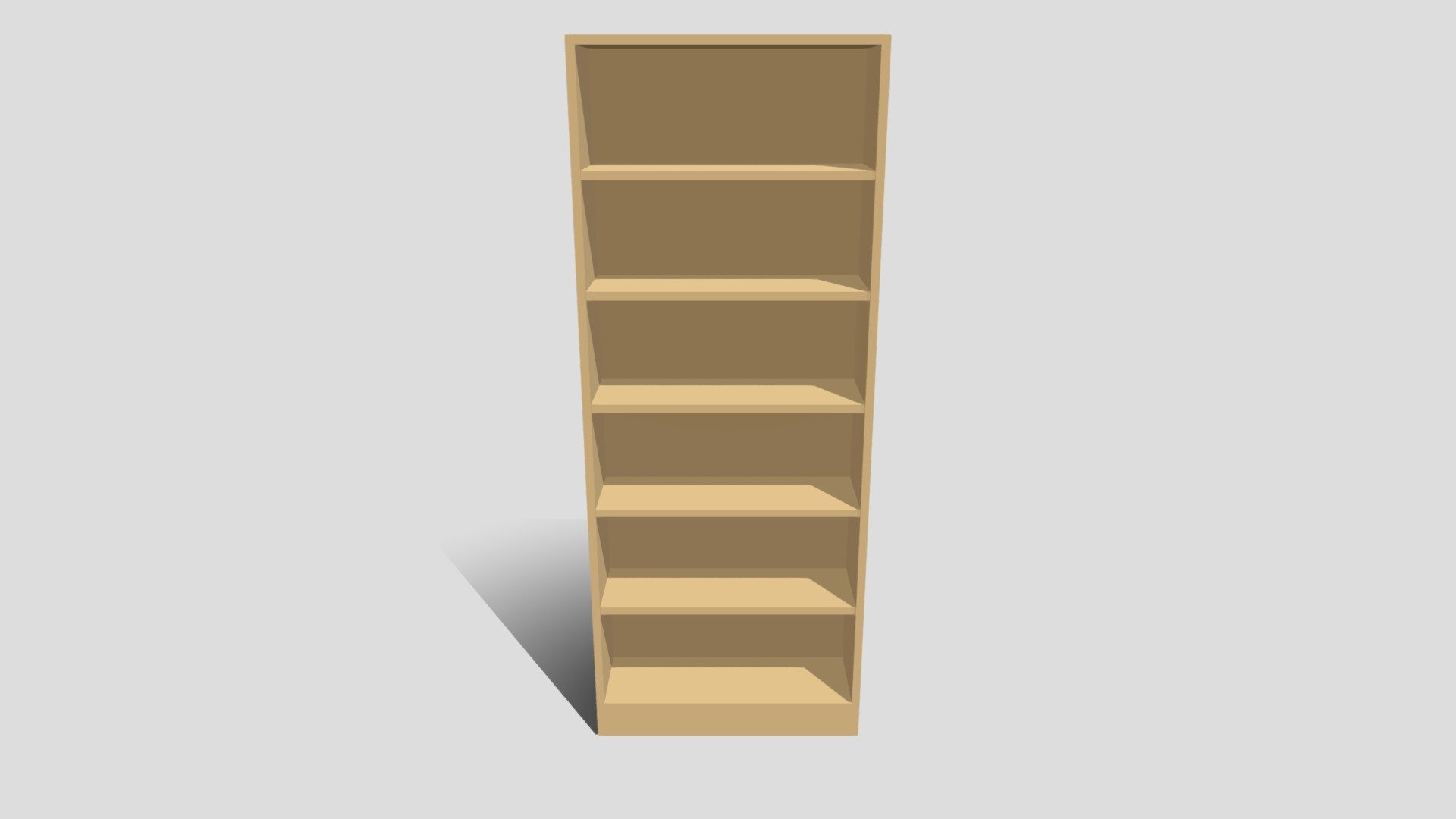 Low Poly Book Case #3 - Download Free 3D model by JustBlender [0f03bd5 ...