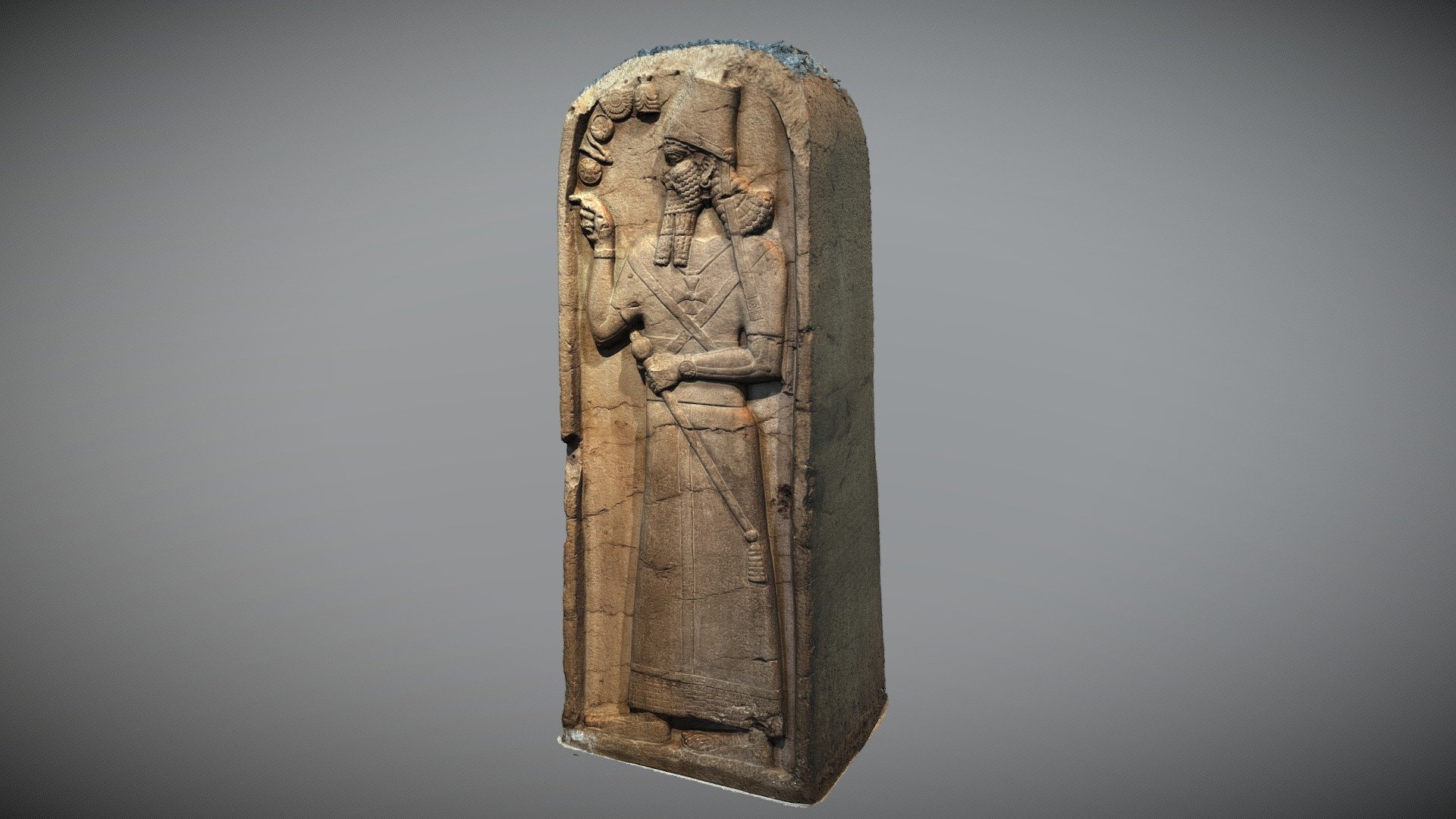 Stela of the Assyrian king Shamshi-Adad V - 3D model by KH.Hiatlih ...
