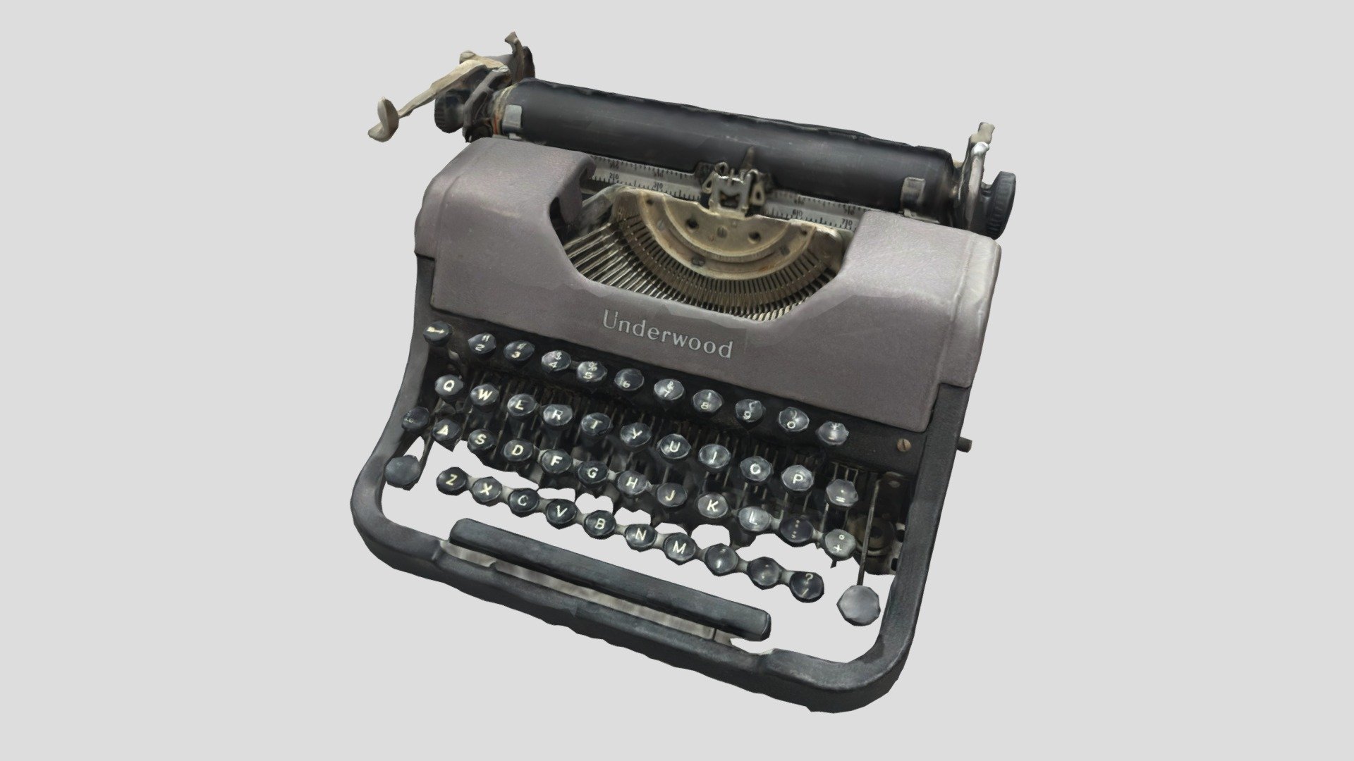 Vintage Typewriter - 3D model by WorldsRising [0f05f35] - Sketchfab