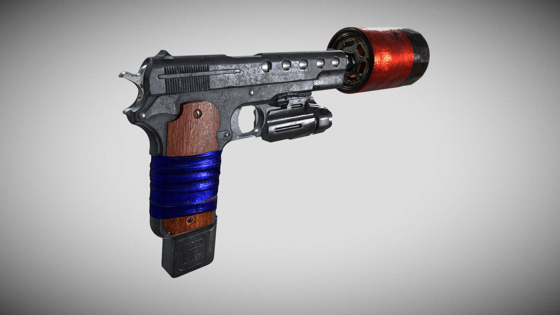 Gun_Suppressor - 3D model by perikrishna (@perirkishna) [0f066d2 ...