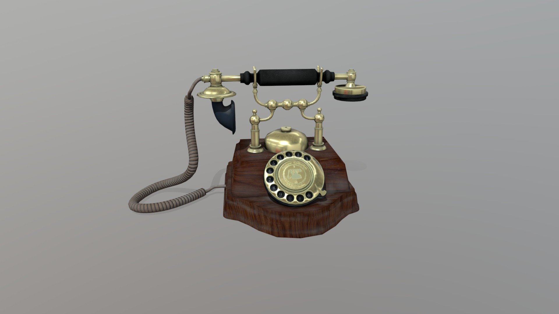 Vintage Telephone - Download Free 3D model by pavlinkov [0f074fe ...