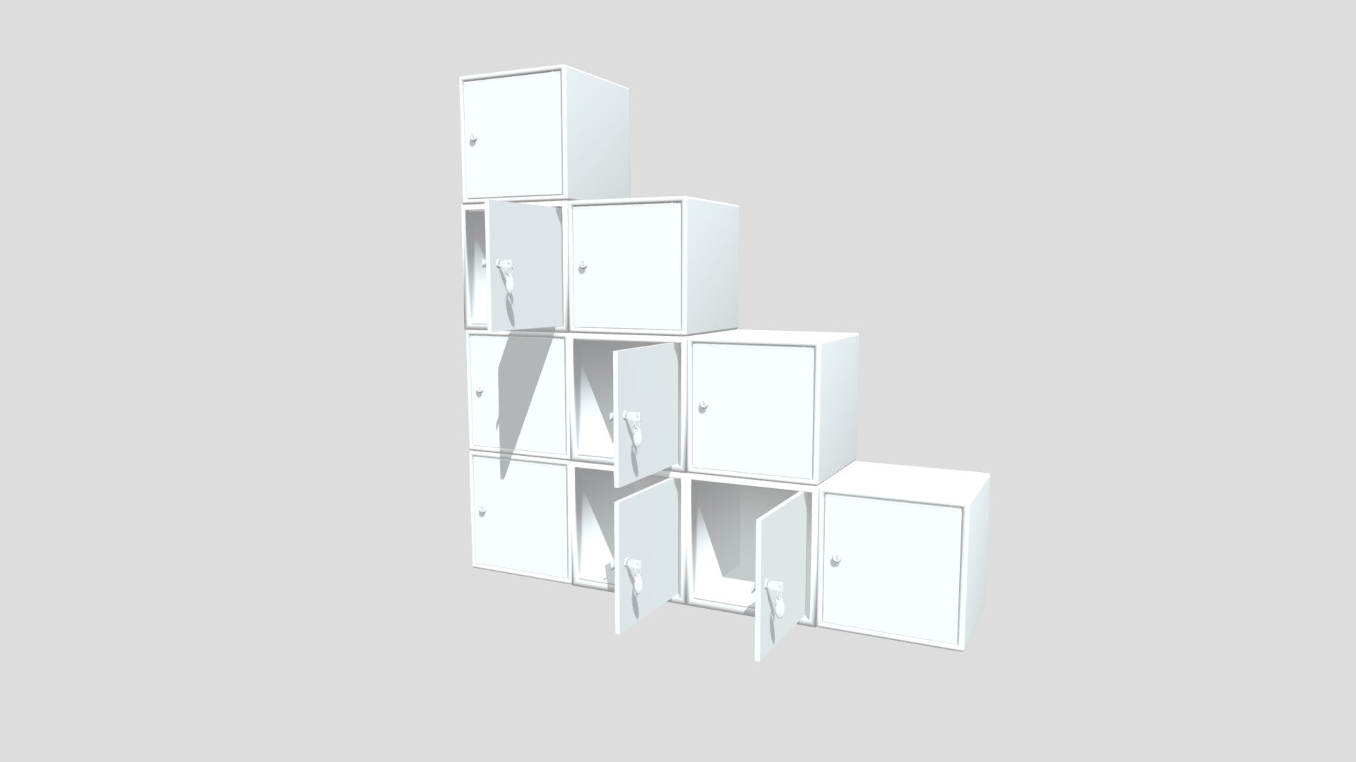 Locker with keys - Download Free 3D model by Patricia Rohrbacher ...