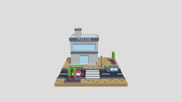 Policestation 3D models - Sketchfab