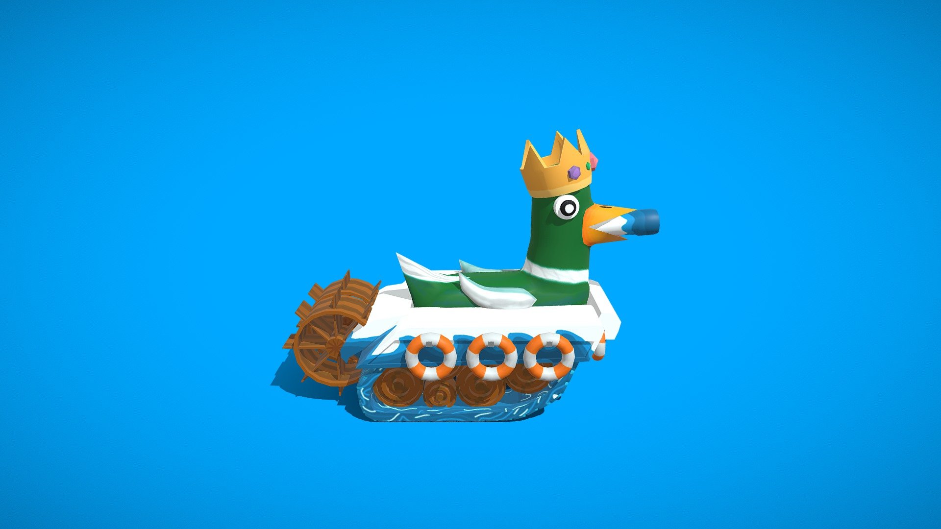 Tank Duck - 3D model by eric.quinto11 [0f09fce] - Sketchfab