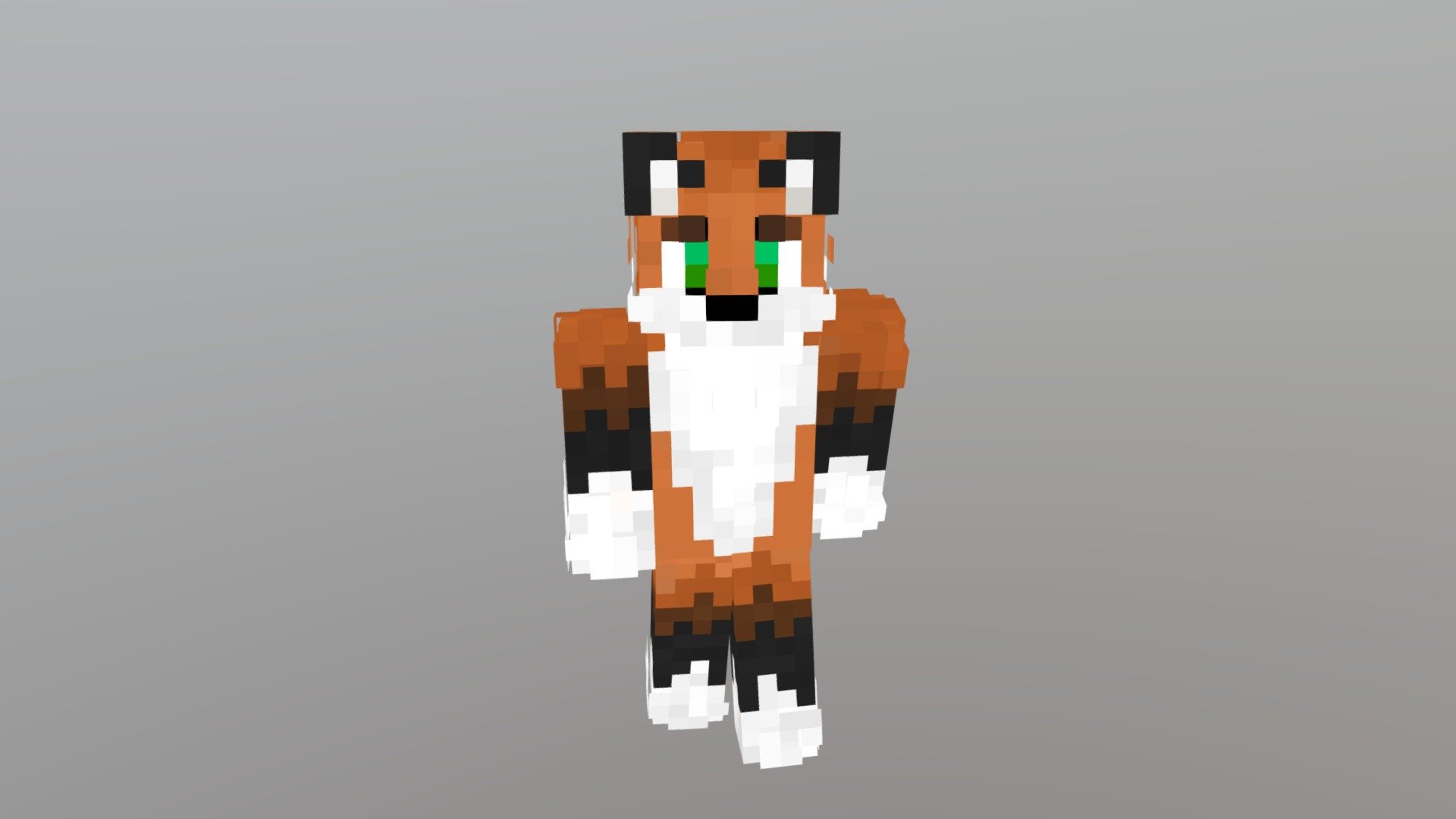 minecraft skin fox - Download Free 3D model by U.A.C.WAD ...