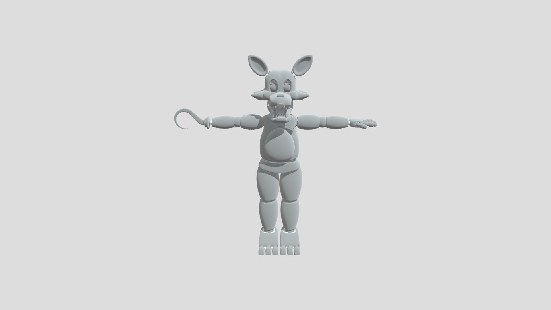 Toy_ Foxy - Download Free 3D model by AndyBy2002 [0f0a9aa] - Sketchfab