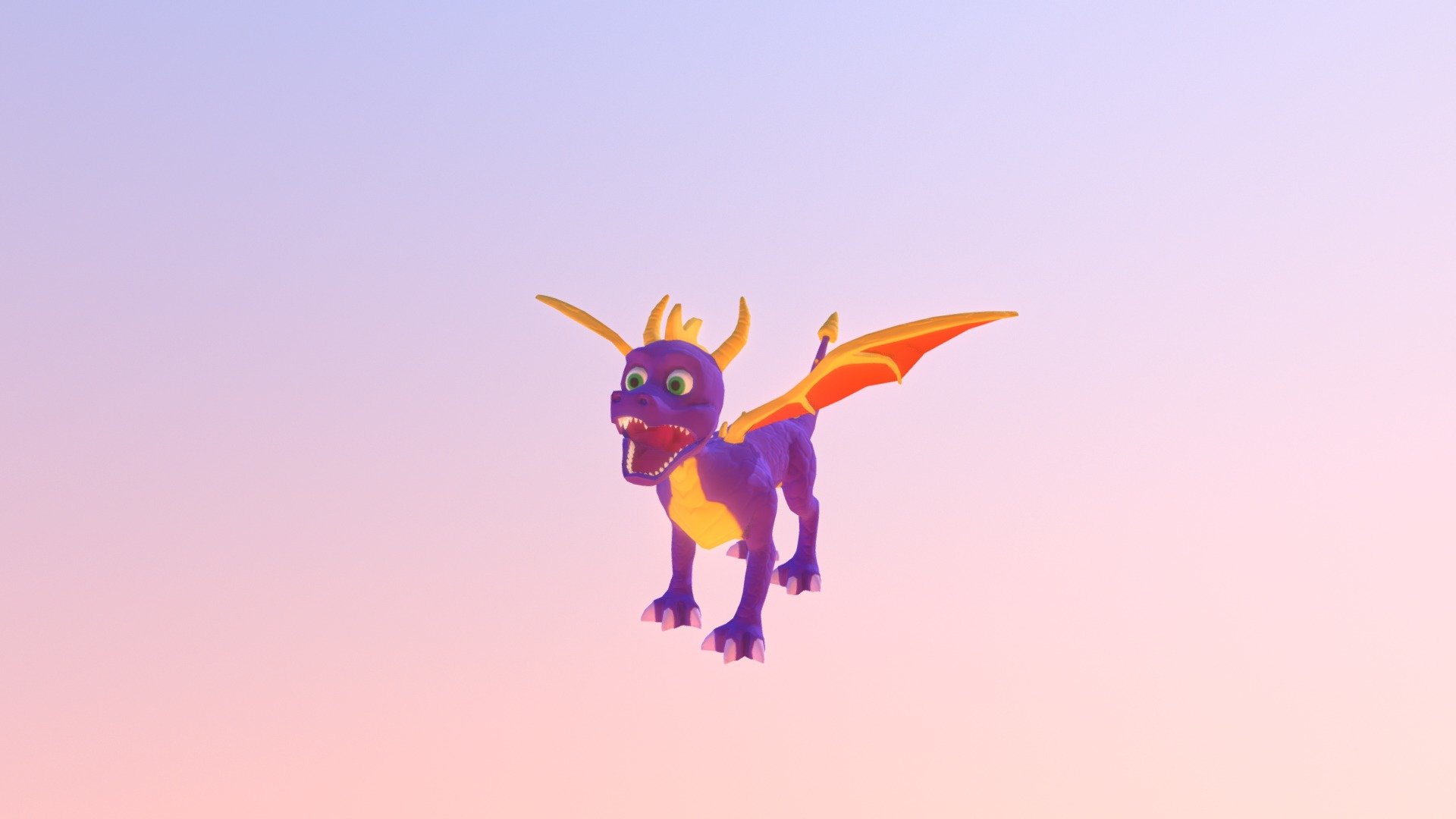 Spyro - Fire Breath - 3D model by callum.w.nuttall [0f0e3f8] - Sketchfab