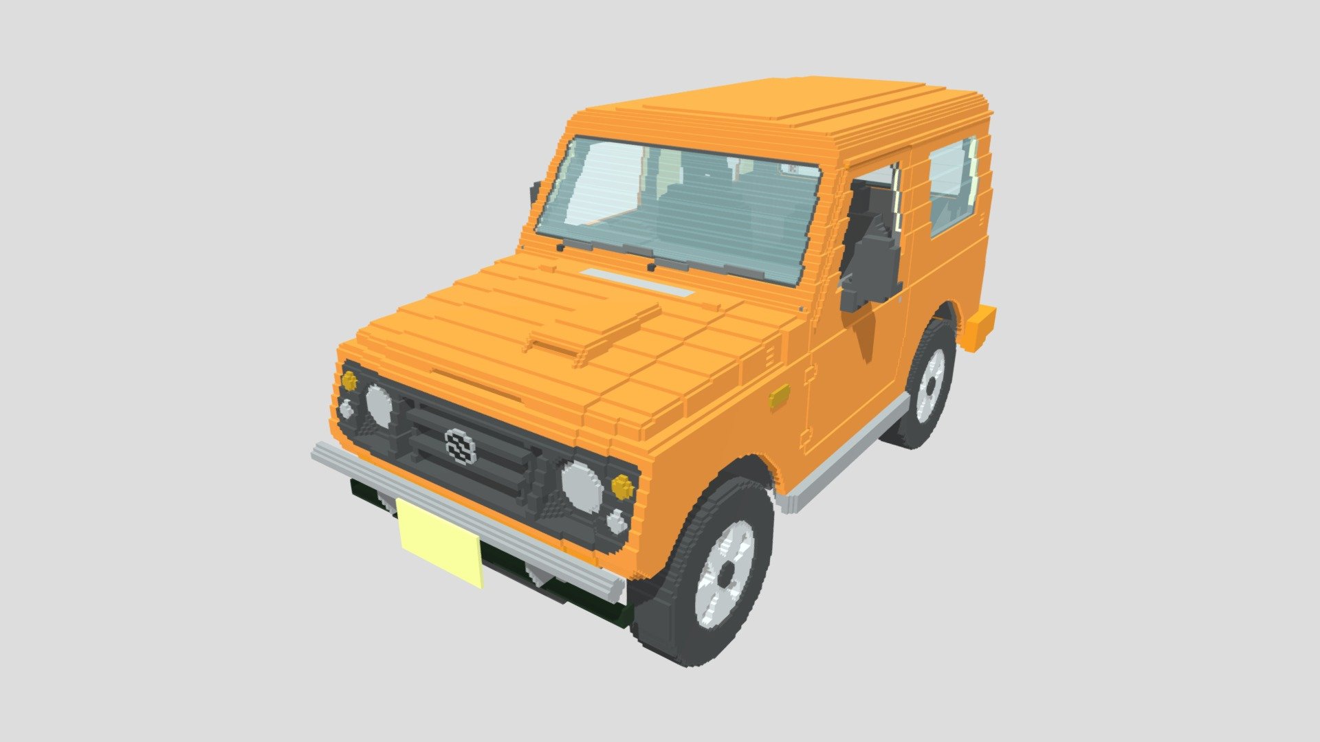Suzuki_Jimny_JA22_Voxel - Download Free 3D model by higan69 [0f0f57f ...