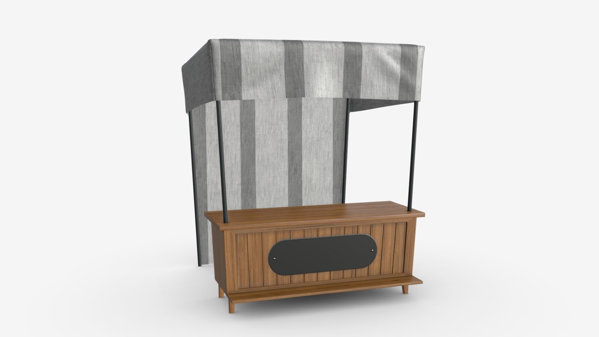 Market Fair Stall with Canopy 01 - Buy Royalty Free 3D model by HQ3DMOD ...