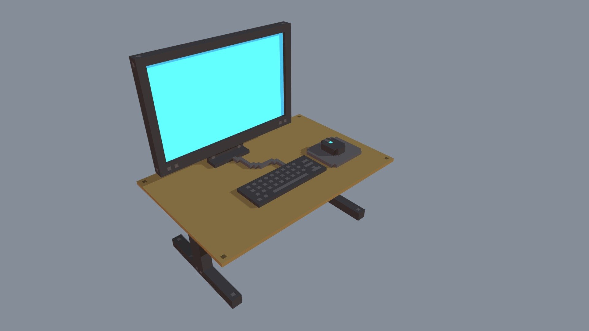 Wild Origin: Earth Desk & Computer - 3D model by blubberjabaweewee [0f12b35] - Sketchfab