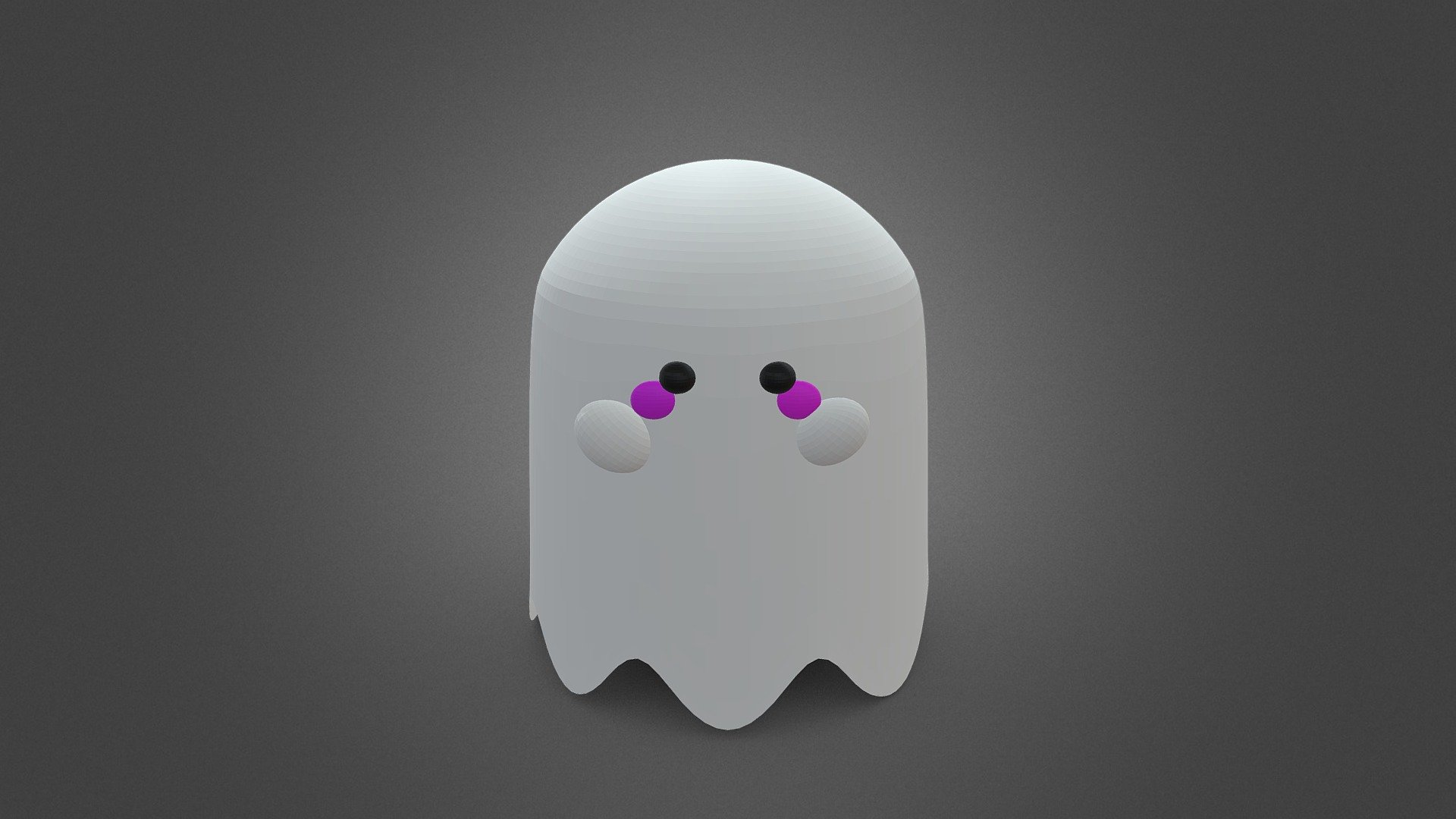 cuteGhost - Download Free 3D model by riplich [0f13c1b] - Sketchfab