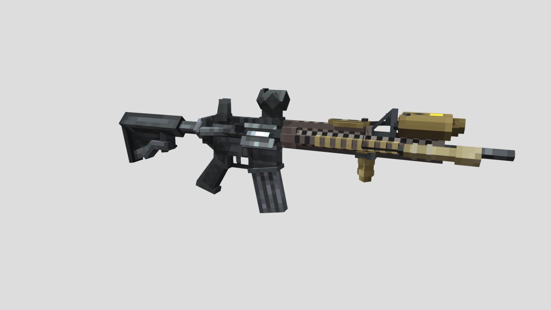 M4A1 FSP lod model - 3D model by RABasya [0f151a7] - Sketchfab