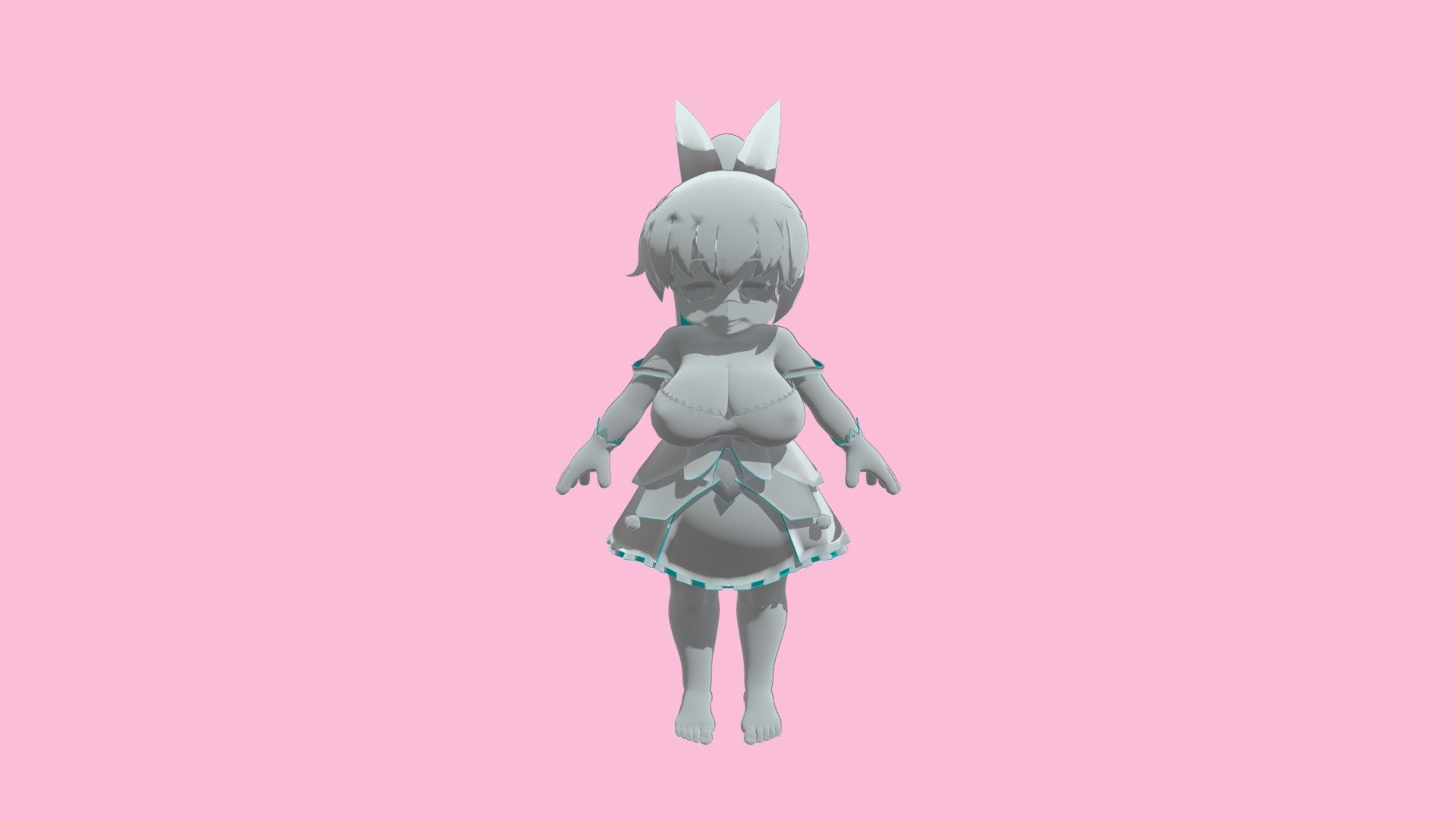 Mimyu Miko - 3D model by Doge.Lan [0f153c7] - Sketchfab