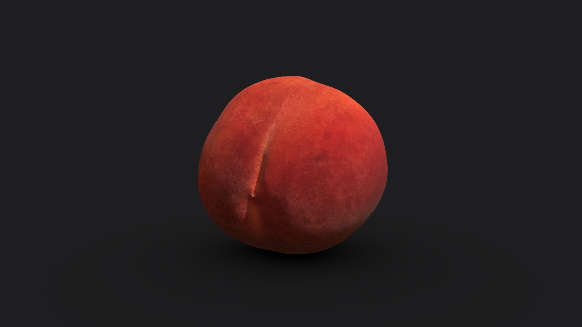 Peach - Download Free 3D model by jonathan.bishop.art [0f160cc] - Sketchfab