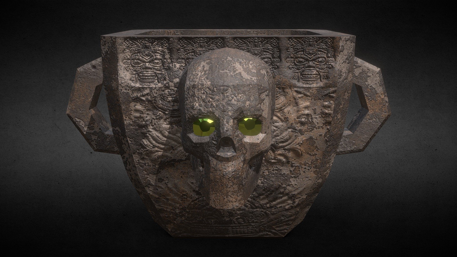 AZTEC POT14 - Buy Royalty Free 3D model by mikegarciadigitalart ...