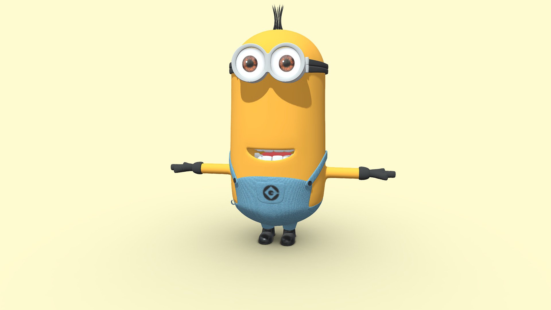 Tim the Minion - Buy Royalty Free 3D model by Vaidanshi [0f1a06b ...
