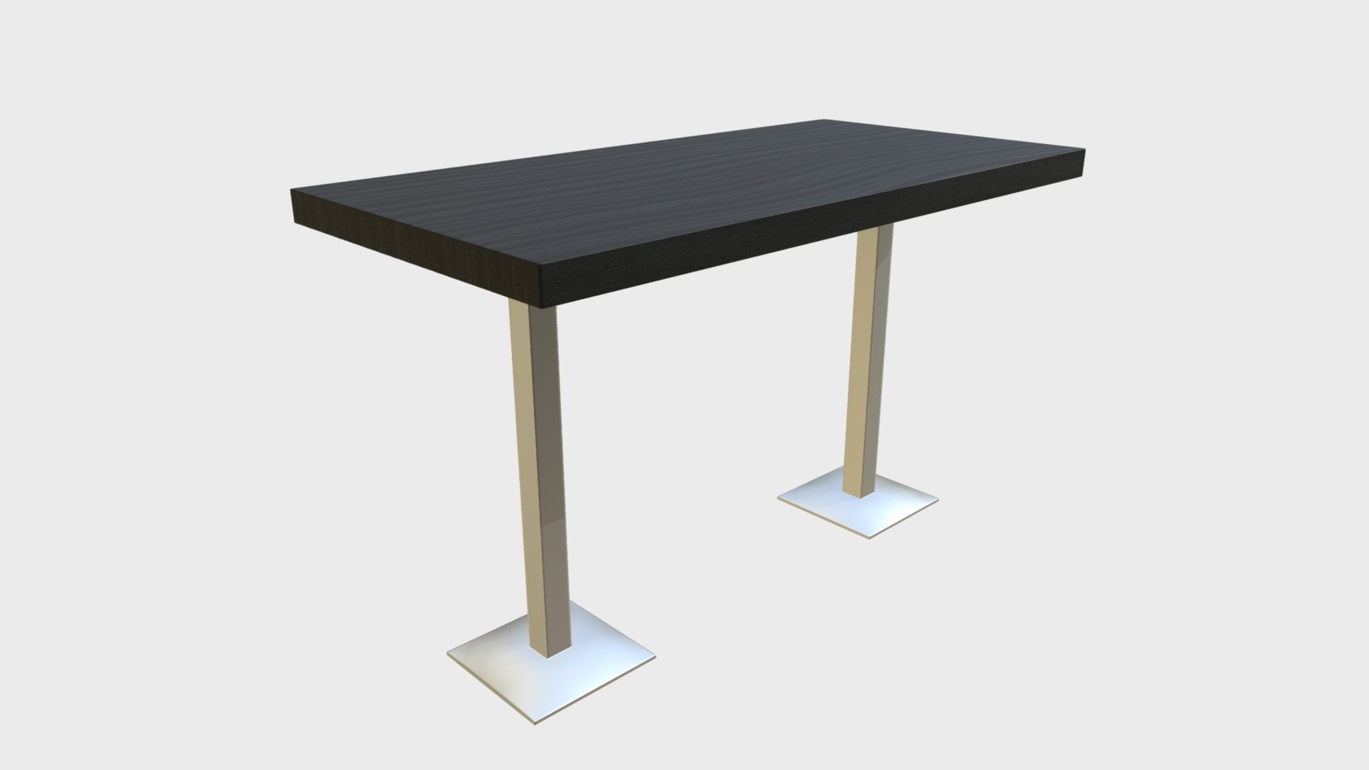 Double bar table 2 - Buy Royalty Free 3D model by FM 3D Models (@FM ...
