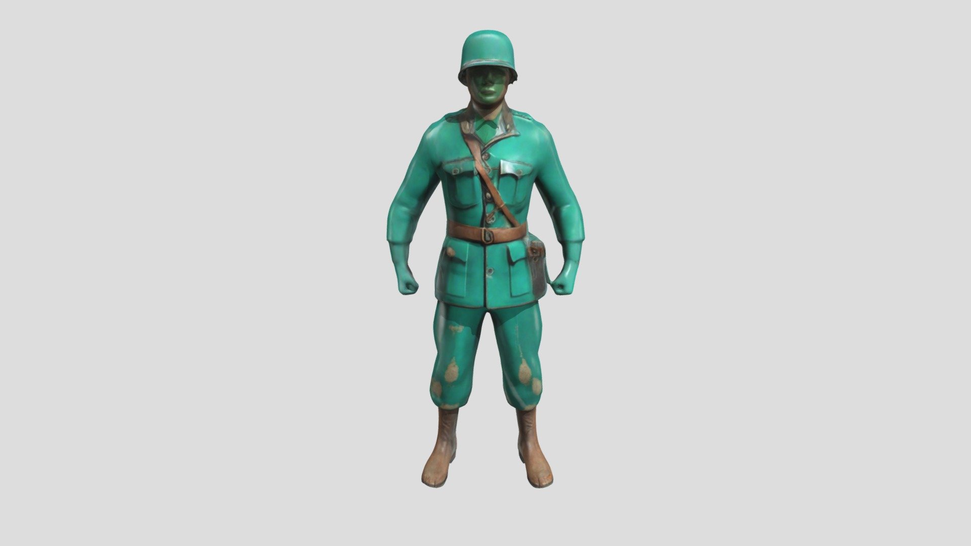 Green Soldier Figure - Download Free 3D model by bforeman [0f1bccf ...