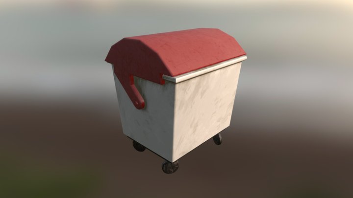 Waste-container 3D models - Sketchfab