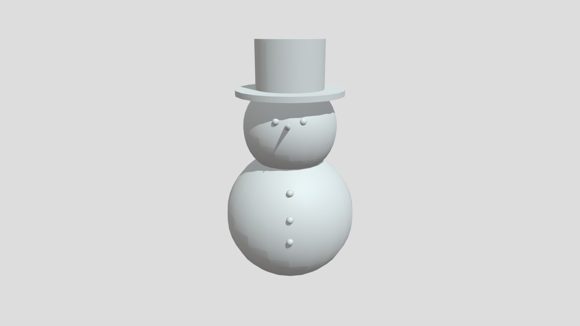Snowman - Download Free 3D model by leomartini7 [0f1e001] - Sketchfab