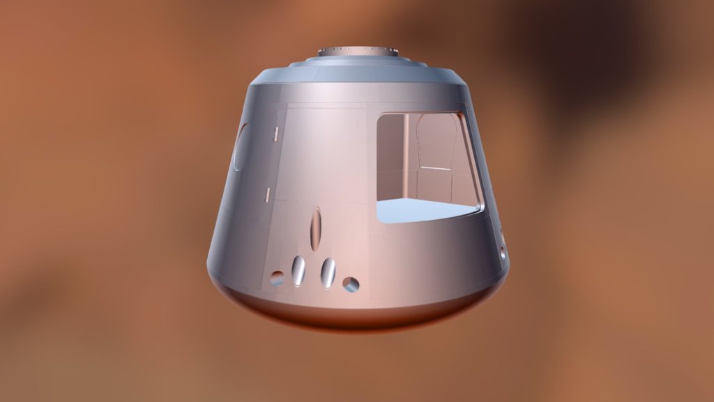 Space Capsule - Download Free 3D model by oskirrii [0f1e244] - Sketchfab