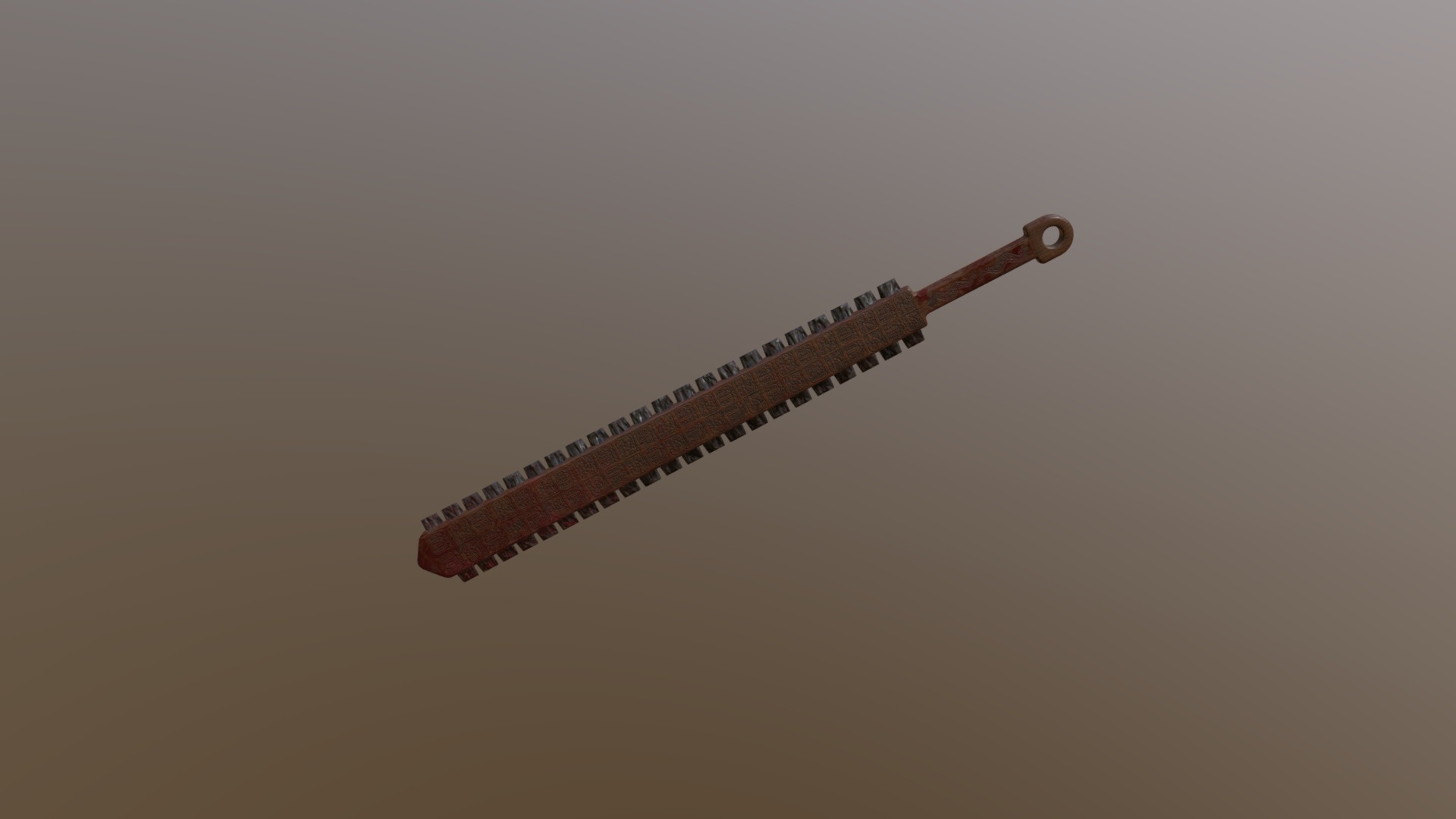 aztec sword - 3D model by witold.suchon [0f1f46c] - Sketchfab